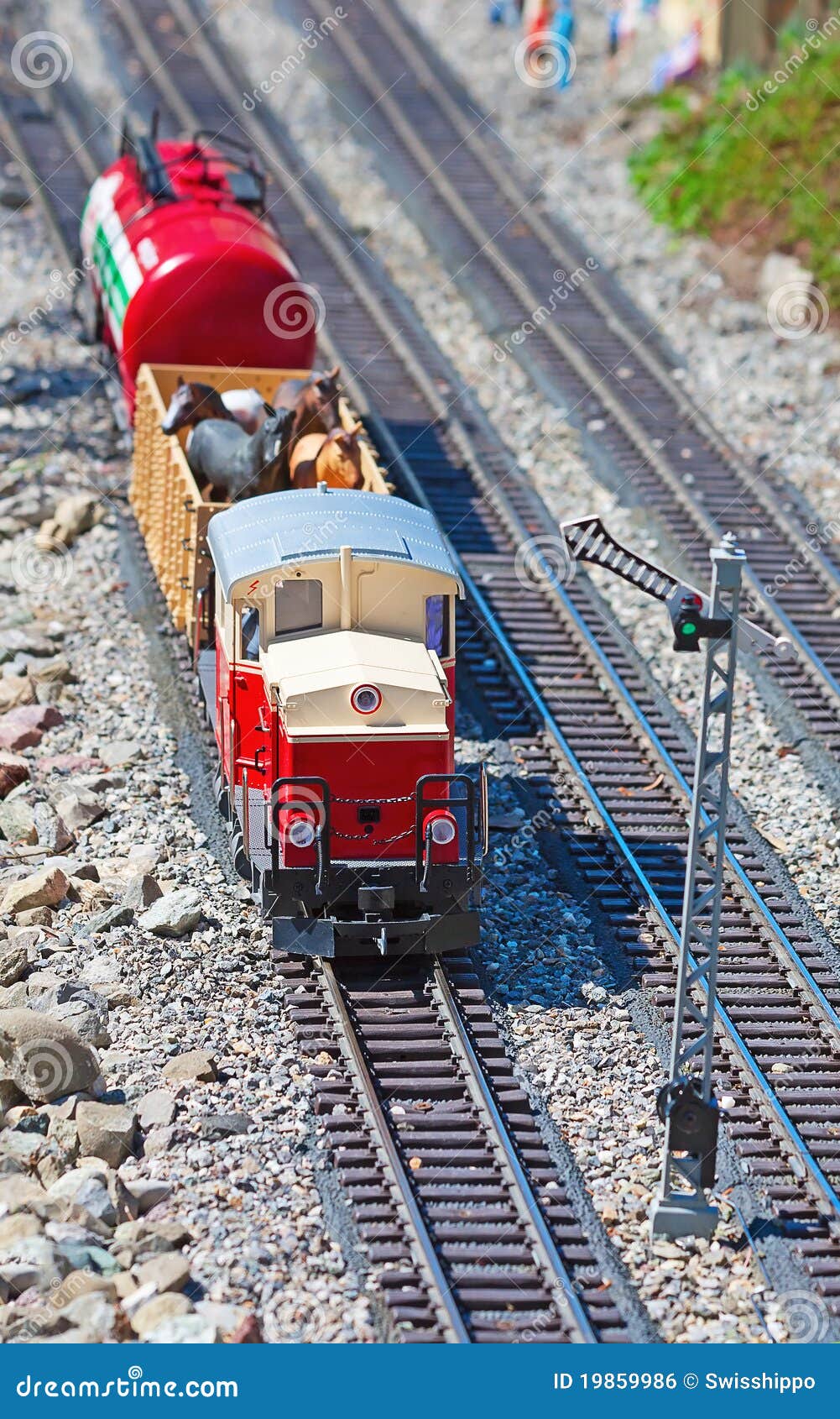 Miniature train model stock photo. Image of copy, nostalgic - 19859986