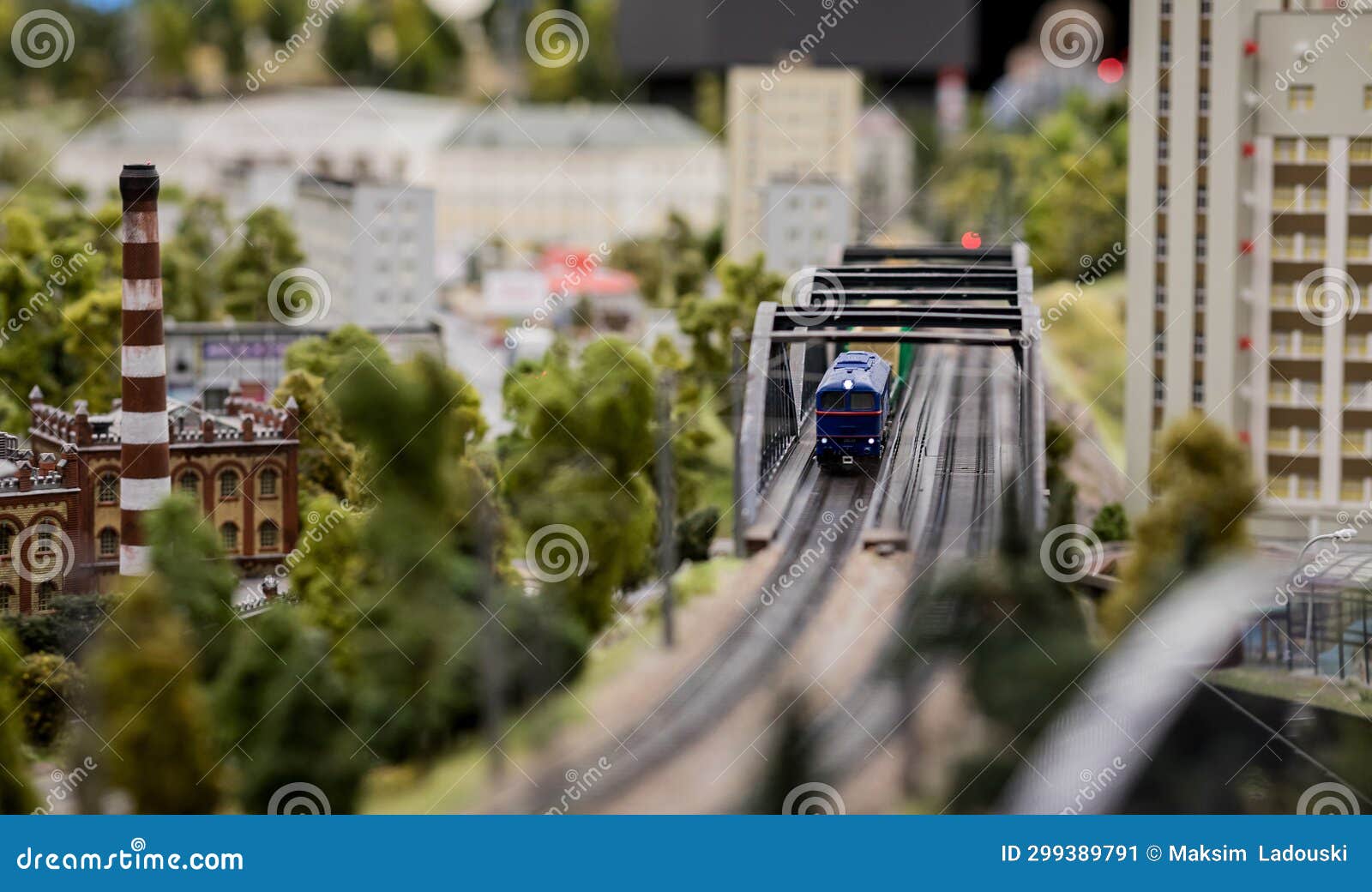 Miniature train railway stock image. Image of industry - 299389791