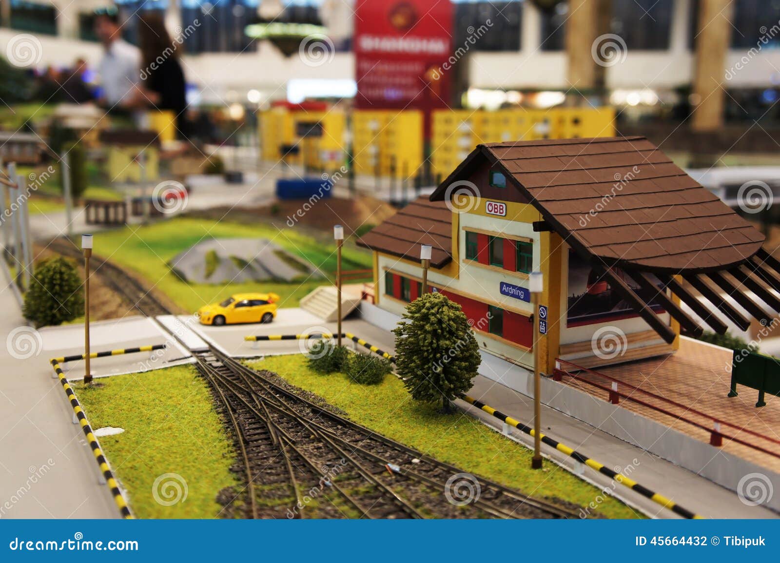 Miniatural Train On The Platform Royalty-Free Stock Photography ...