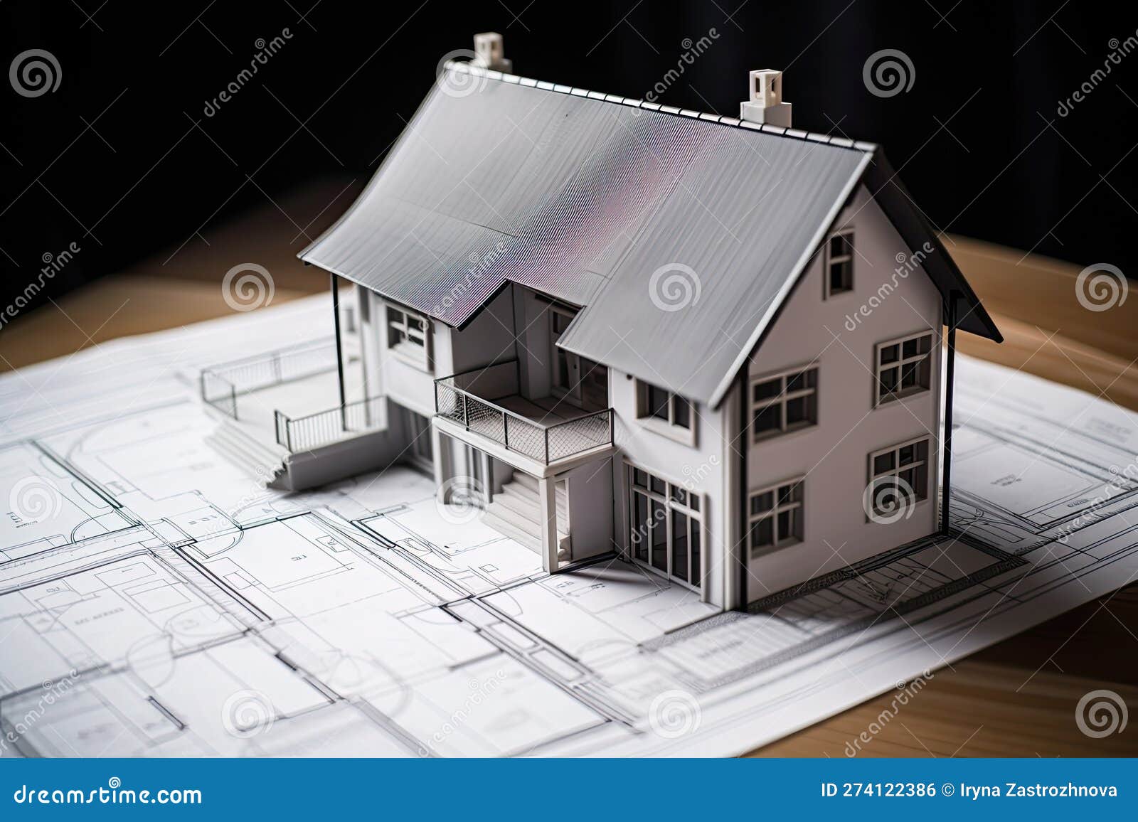 Miniature Visualization of Real Estate Project, Construction Planning ...