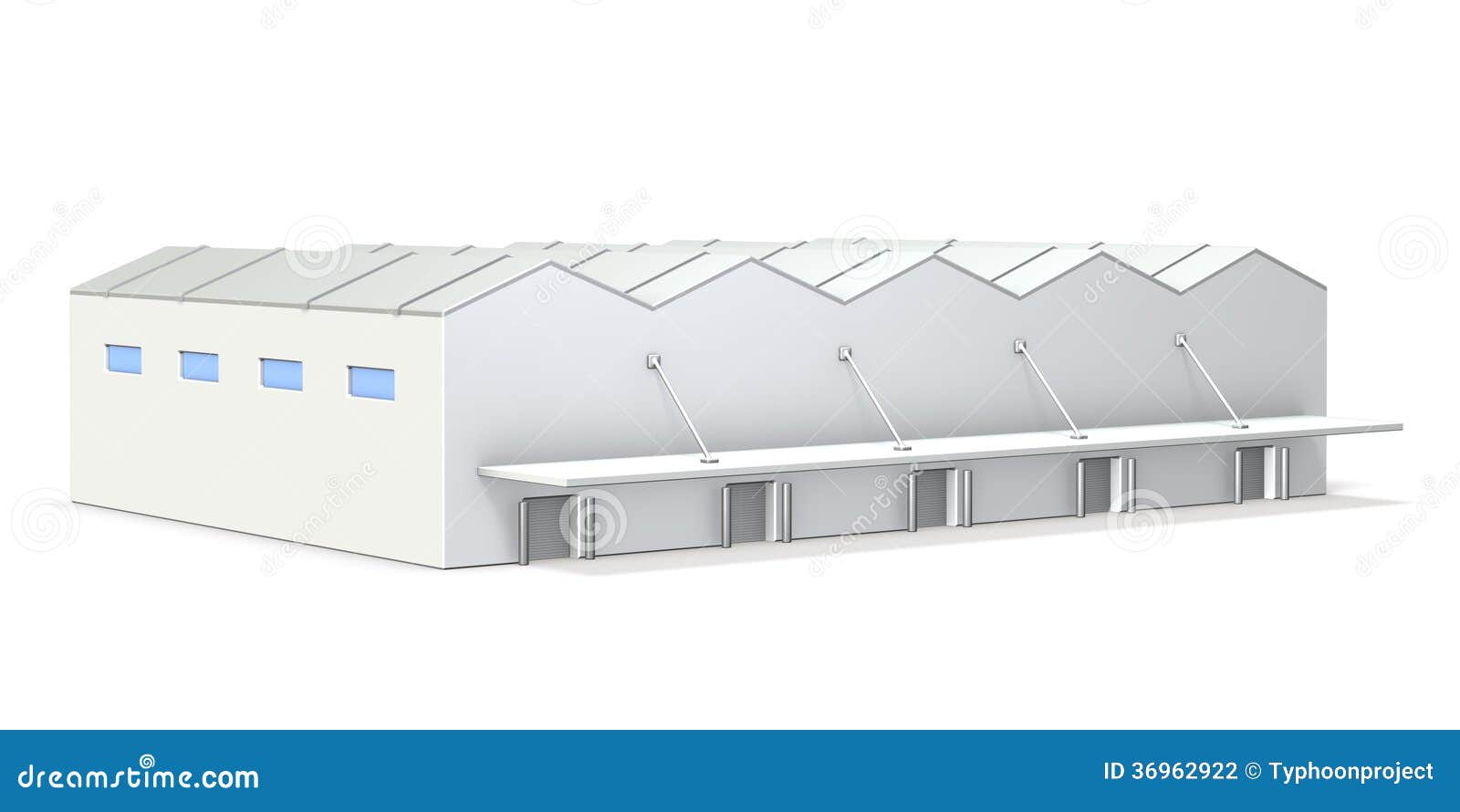 The Appearance of the Warehouse, Which is Characterized by Triangles ...