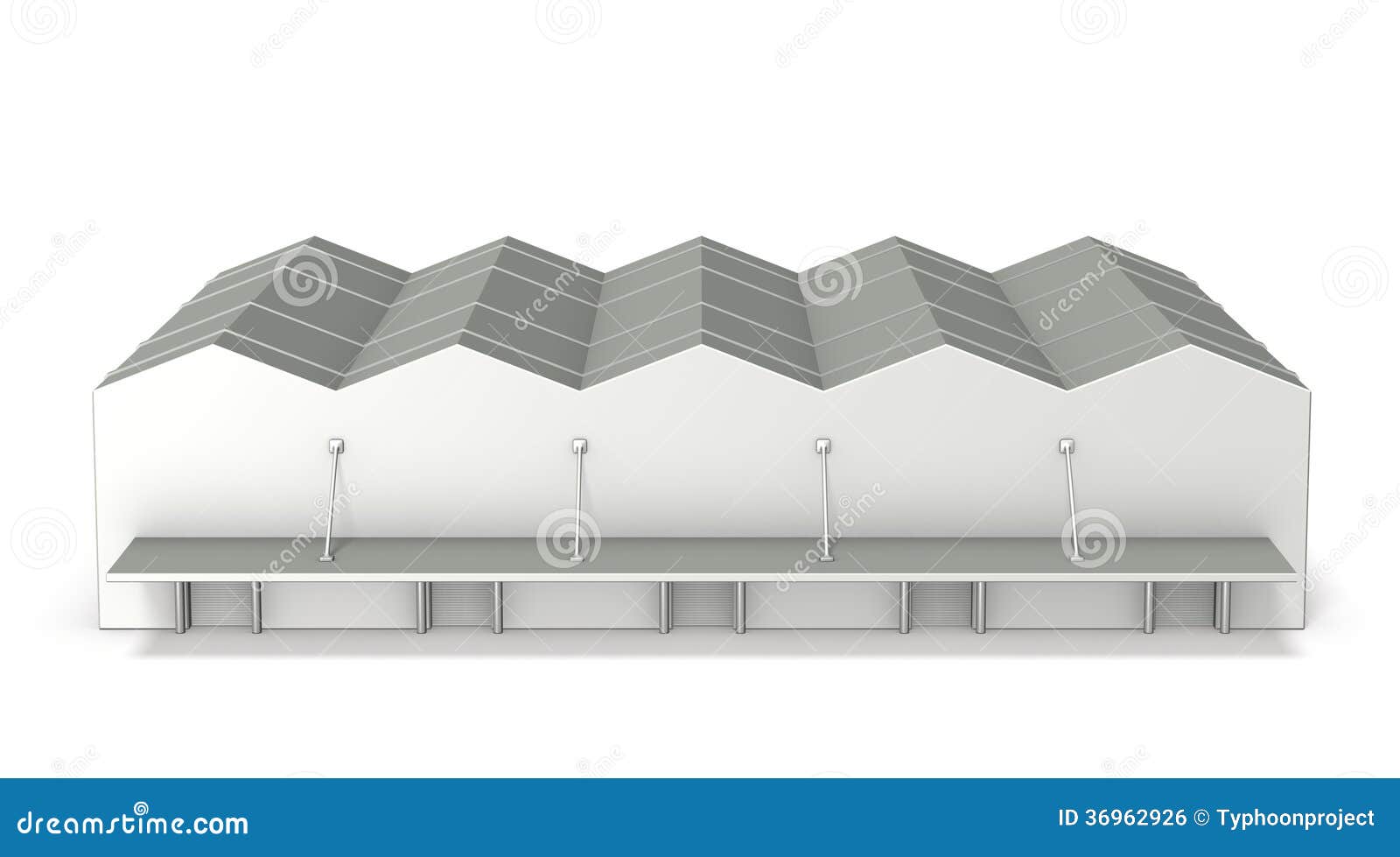 The Appearance of the Warehouse, Which is Characterized by Triangles ...