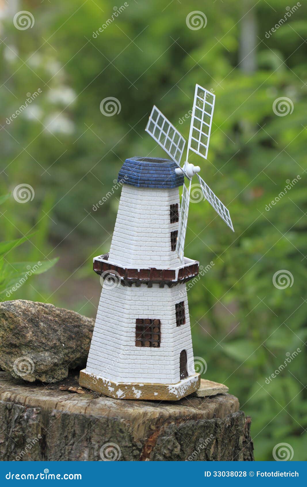 Miniature windmill stock photo. Image of summer, sunny - 33038028