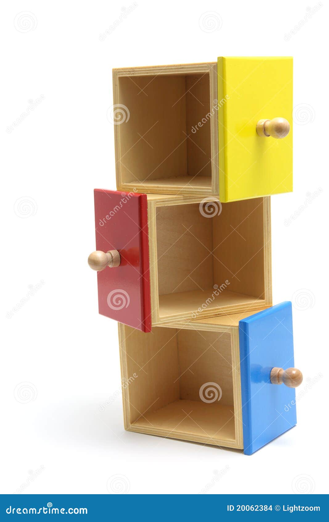 Miniature Wooden Drawers stock photo. Image of shot, colours - 20062384