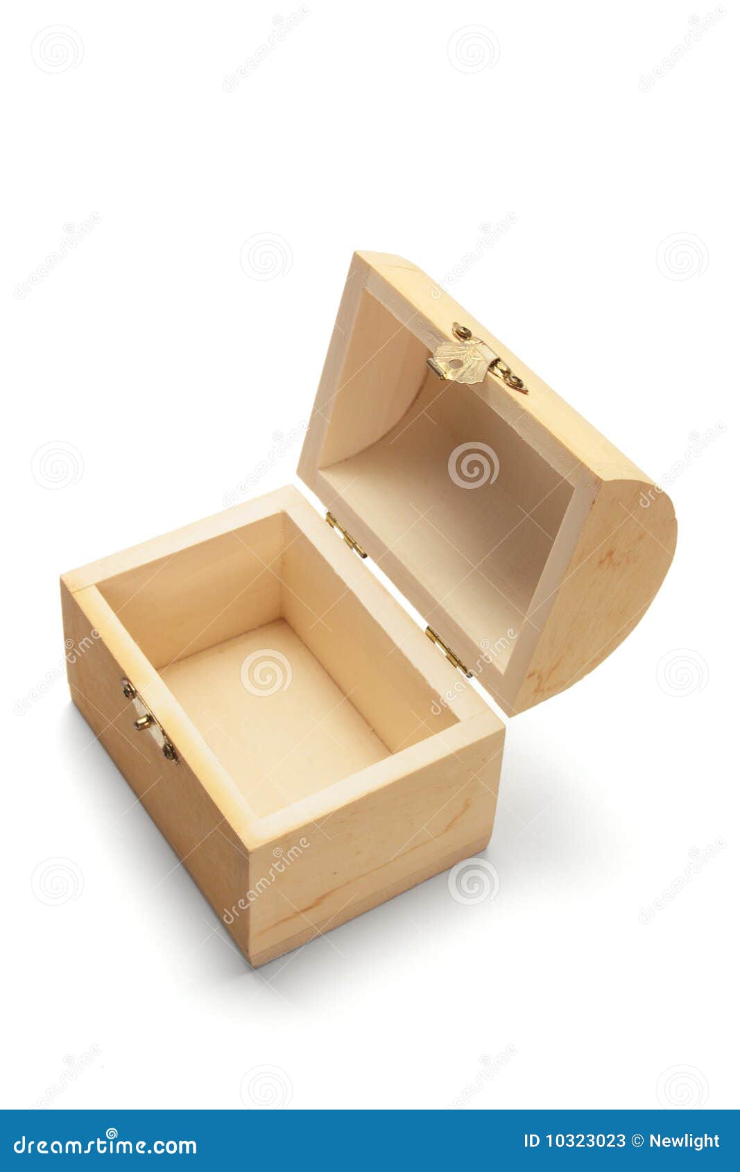 Miniature Wooden Treasure Box Stock Image - Image of vertical, chest ...