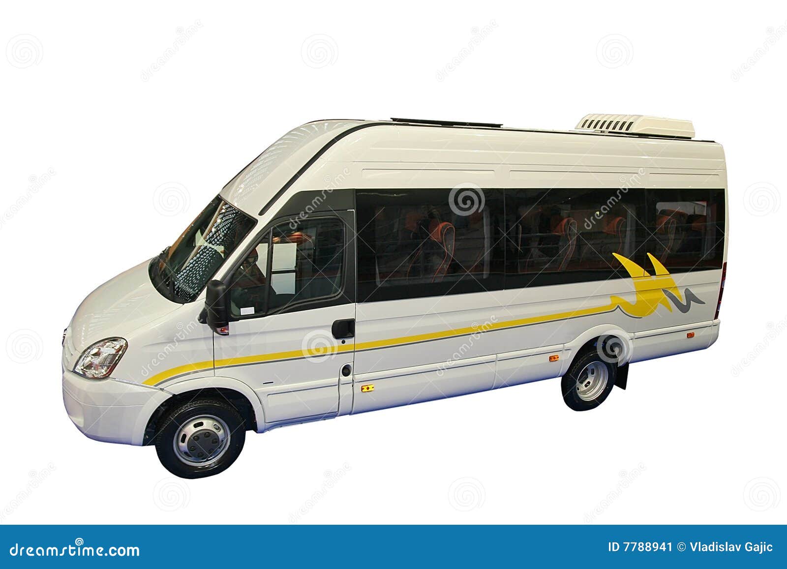Minibus stock image. Image of gasoline, front, drive, delivery - 7788941