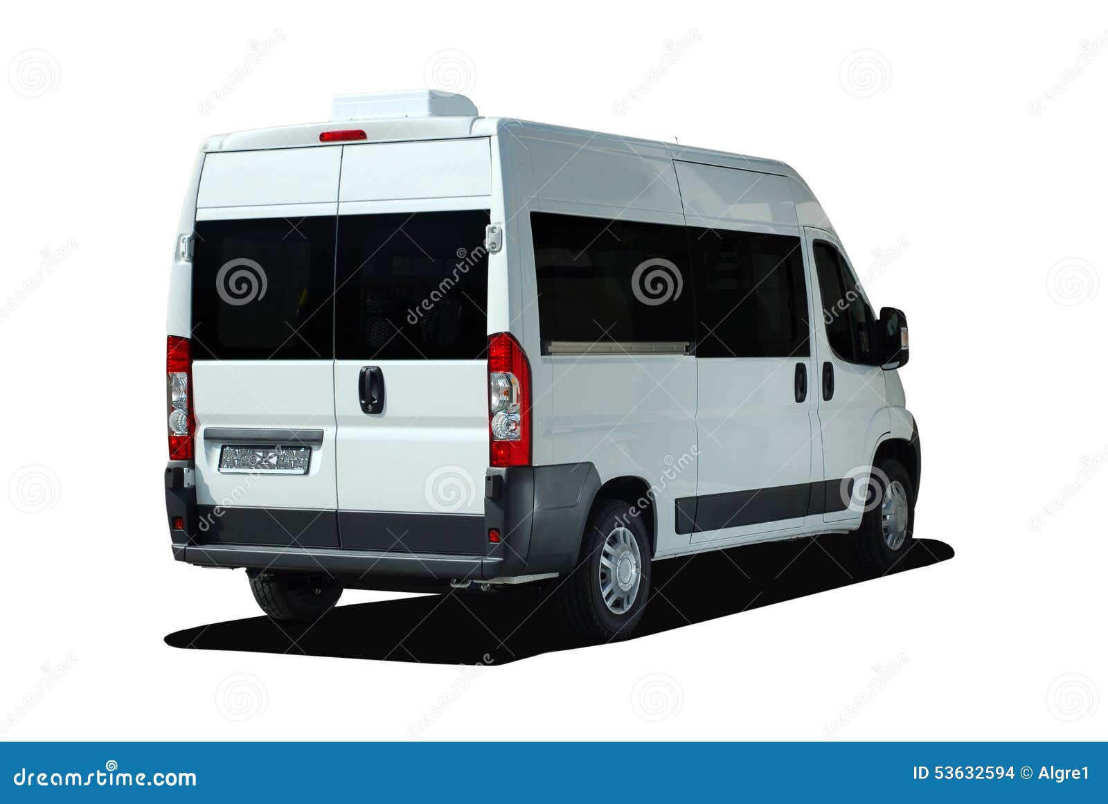 Minibus back view stock photo. Image of side, modern - 53632594