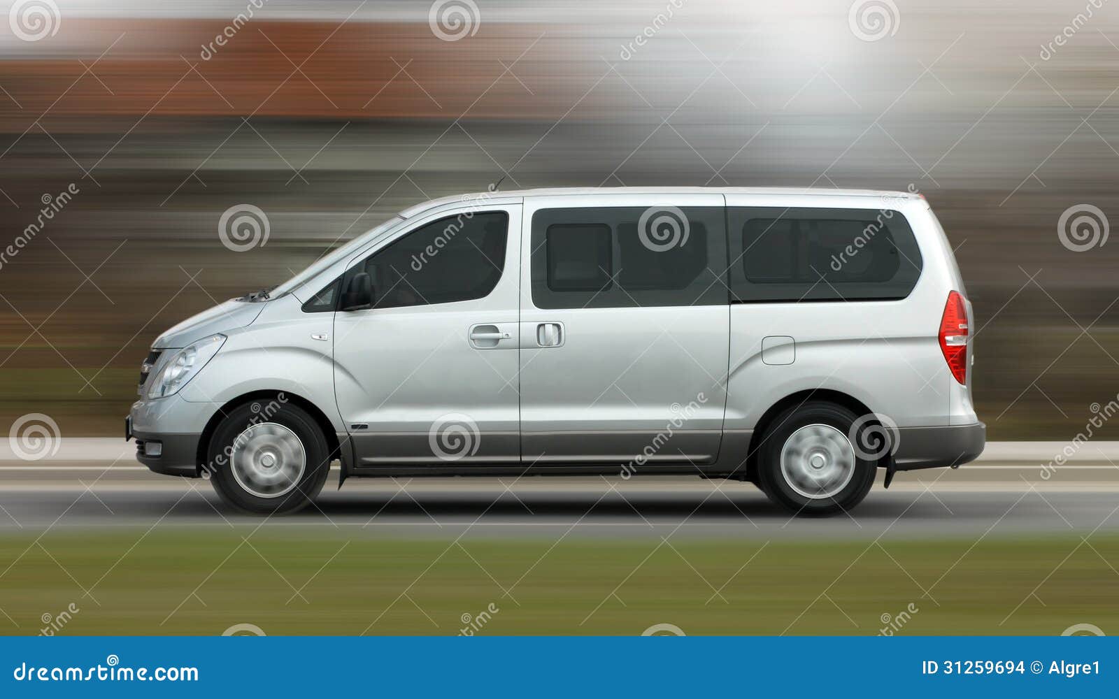Minibus in motion stock photo. Image of carrying, lane - 31259694