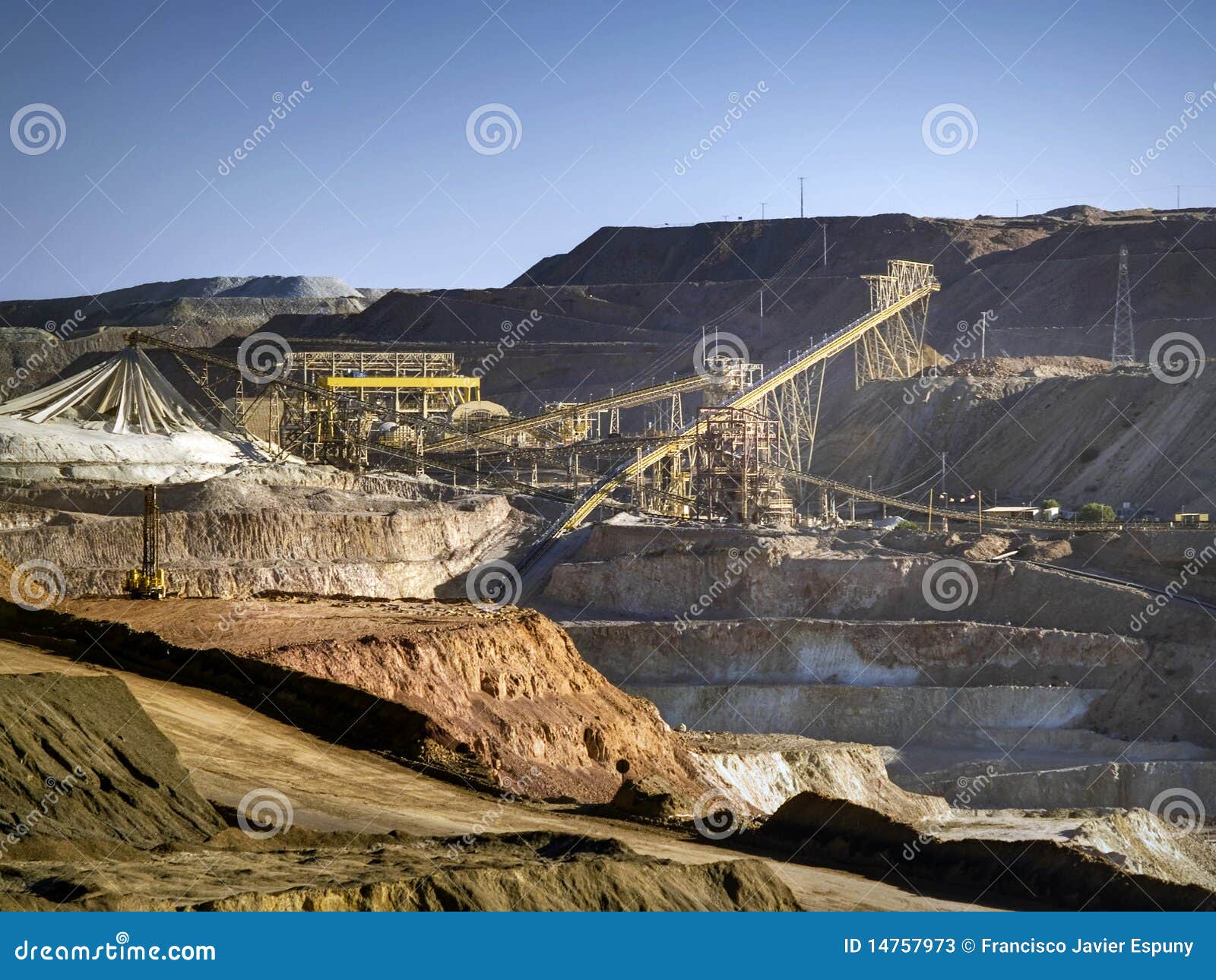 Miniera di rame immagine stock. Immagine di deserto, miniera - 14757973