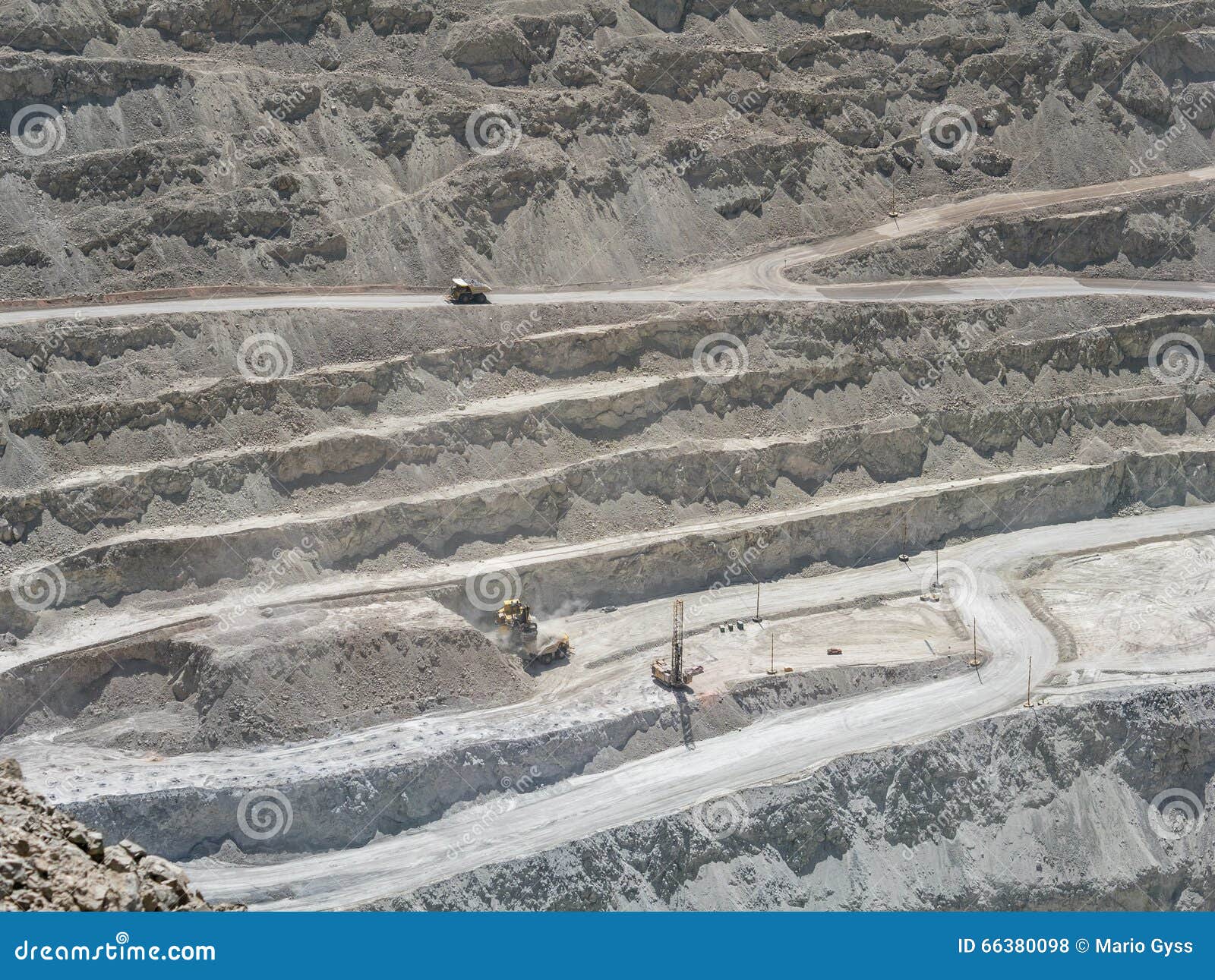 Miniera di rame nel Cile fotografia stock. Immagine di pietra - 66380098