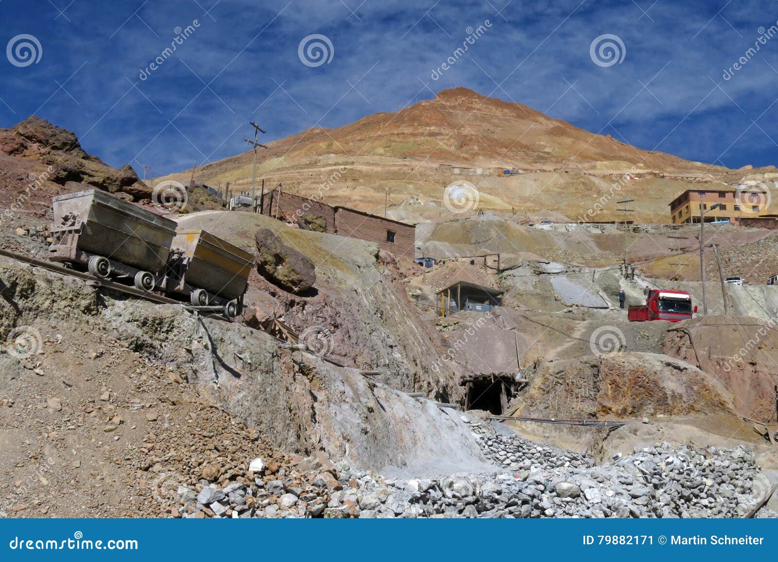 Miniere D'argento Di Potosi Bolivia Immagine Stock - Immagine di ...