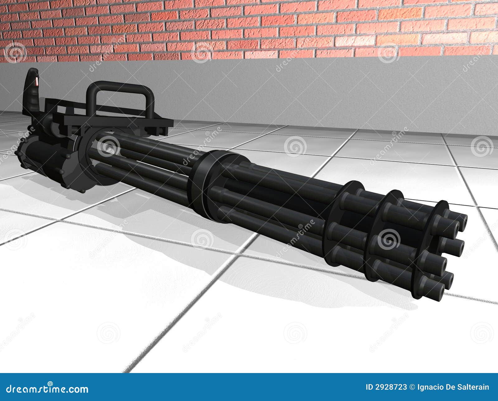 Minigun Stock Illustrations – 75 Minigun Stock Illustrations, Vectors ...
