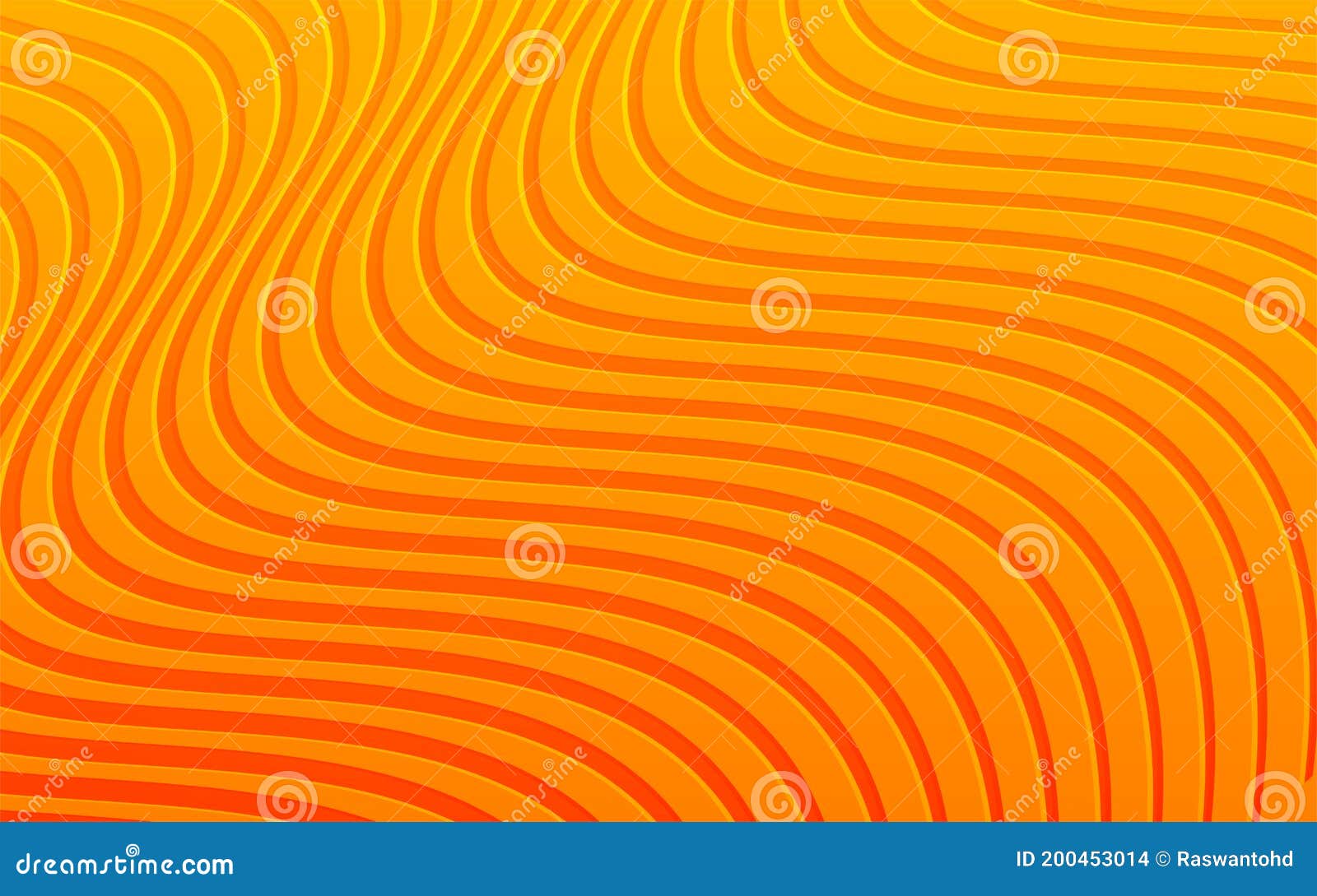 Minimal Abstract Background with Orange Background, Wavy Line Pattern ...