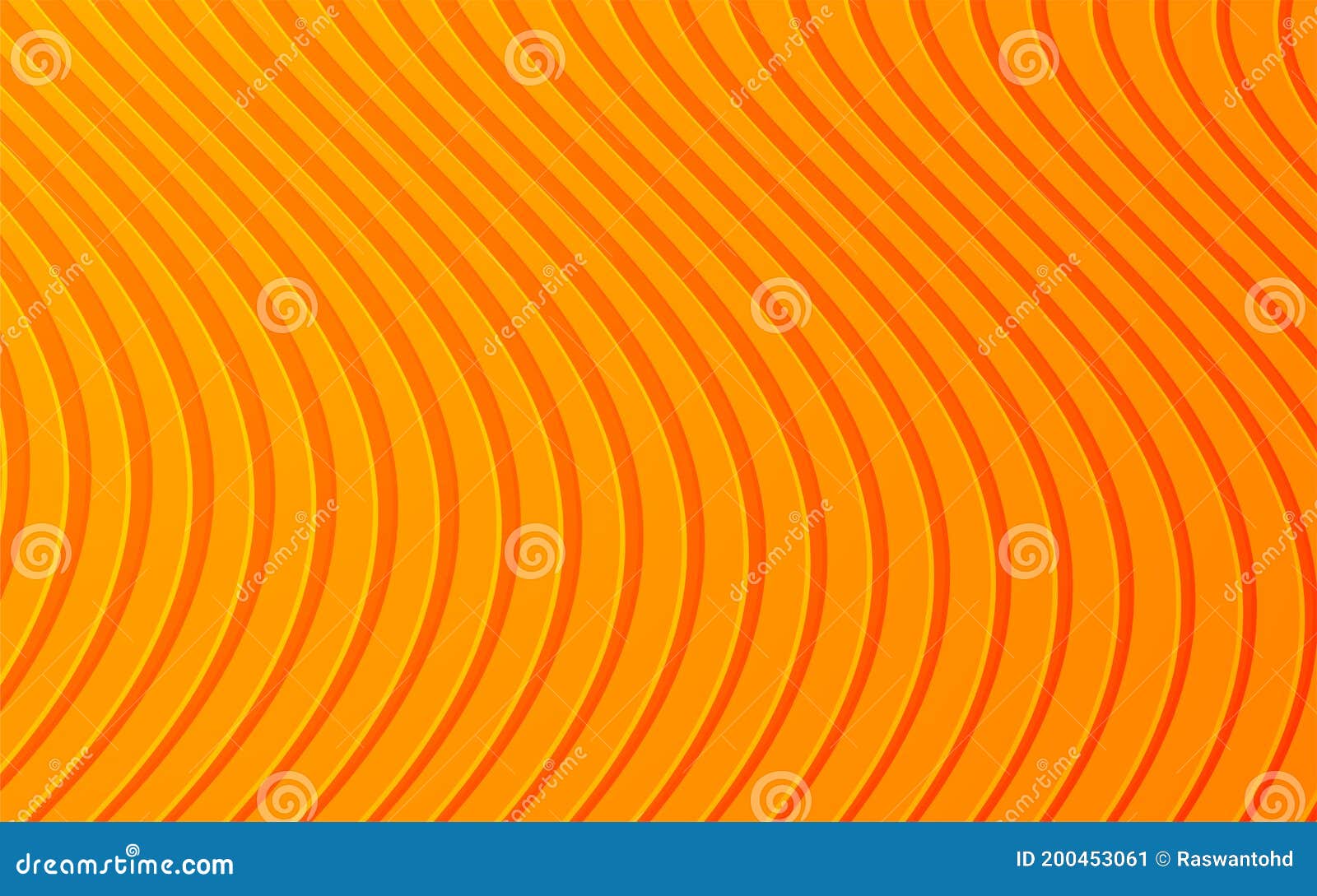 Minimal Abstract Background with Orange Background, Wavy Line Pattern ...