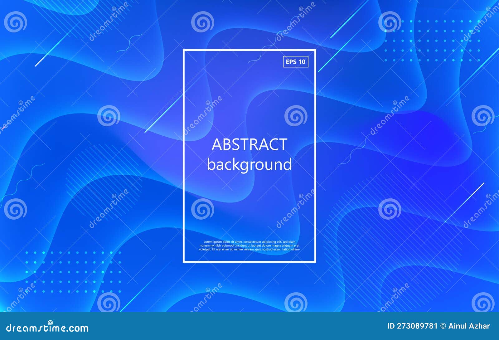 Minimal Abstract Blue Fluid Liquid Color Wavy Geometric Shape Dynamic ...