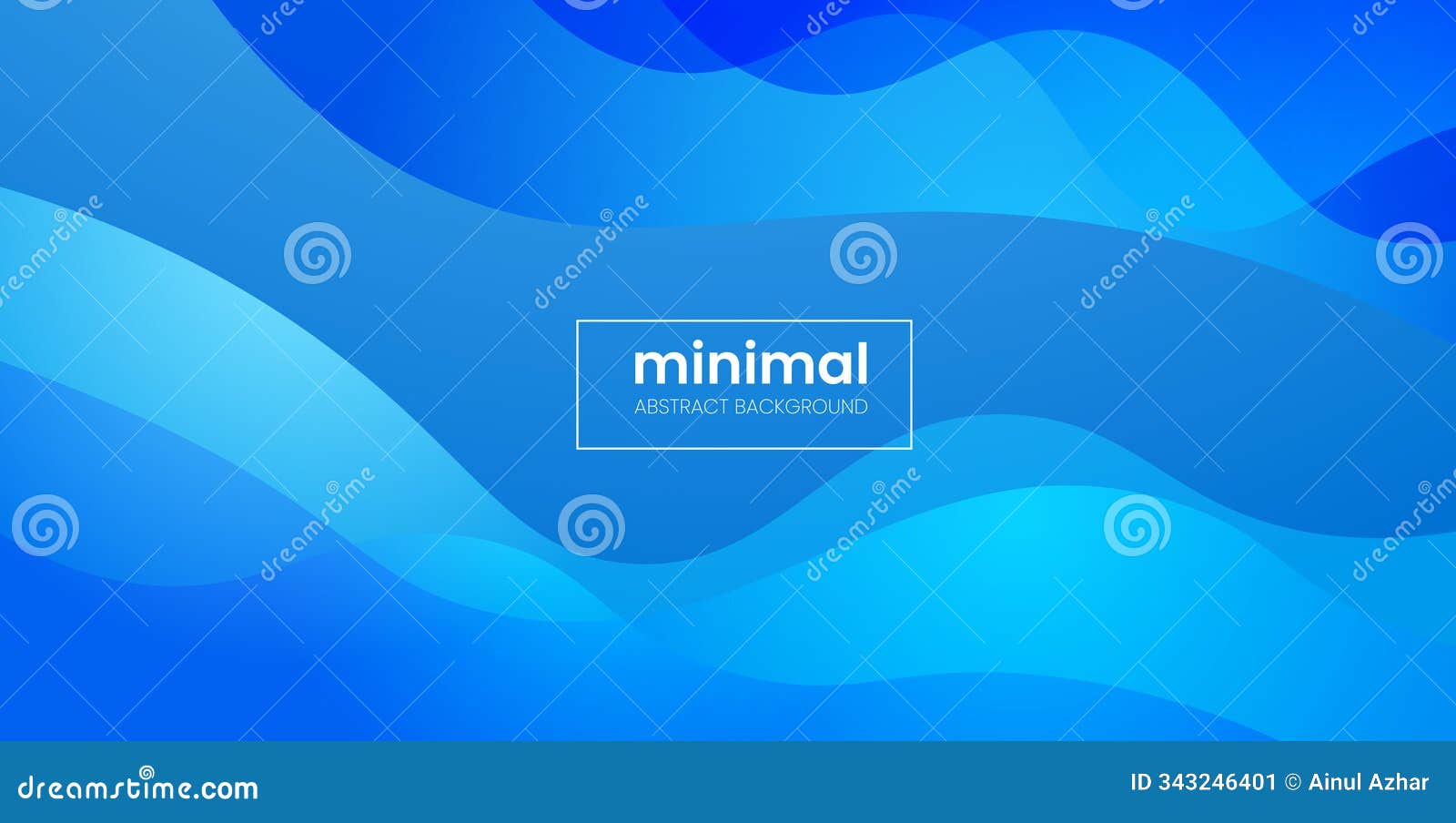 Minimal Abstract Blue Liquid Gradient Color With Simple Shape Cool ...