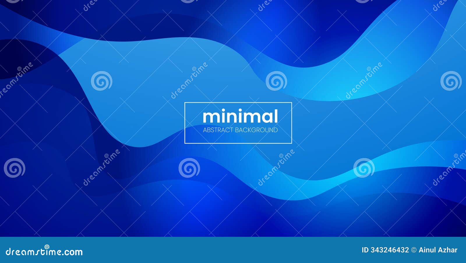 Minimal Abstract Blue Liquid Gradient Color With Simple Shape Cool ...