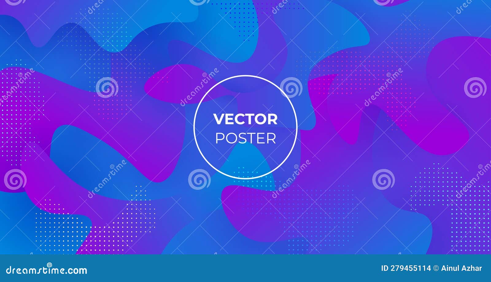 Minimal Abstract Blue Purple Liquid Color Gradient Geometric Fluid ...