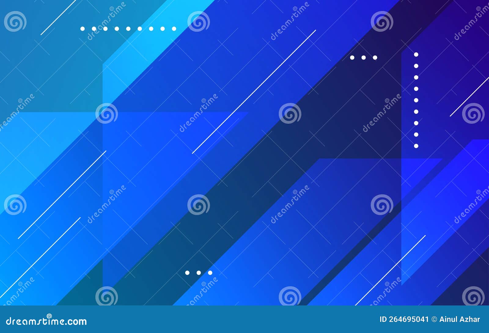 Minimal Abstract Blue Rectangle Shape Geometric Background. Stock ...