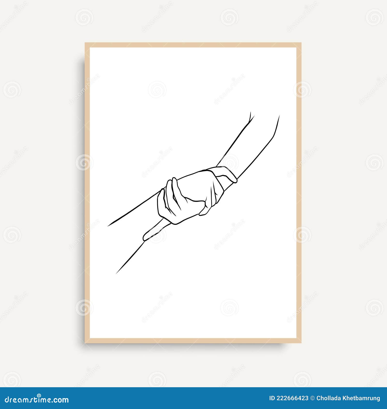 Minimal and Abstract Continuous Line Drawing of Vector Image. Stock ...