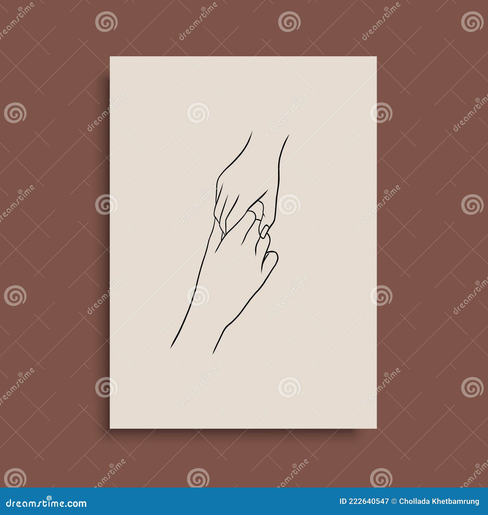 Minimal and Abstract Continuous Line Drawing of Vector Image. Stock ...