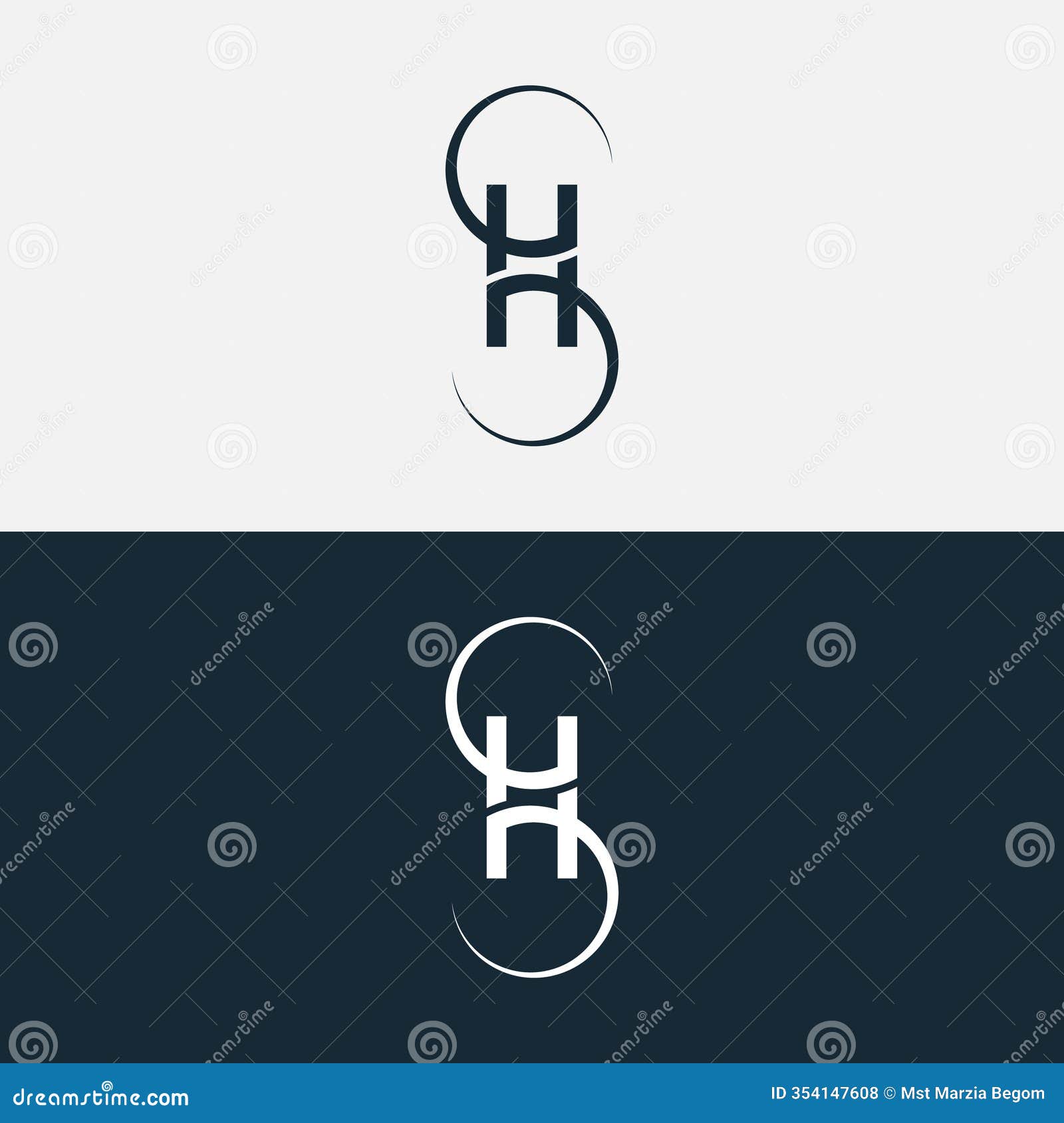 Minimal Abstract Elegant H Letter Logo Design. Simple H Monogram Logo ...