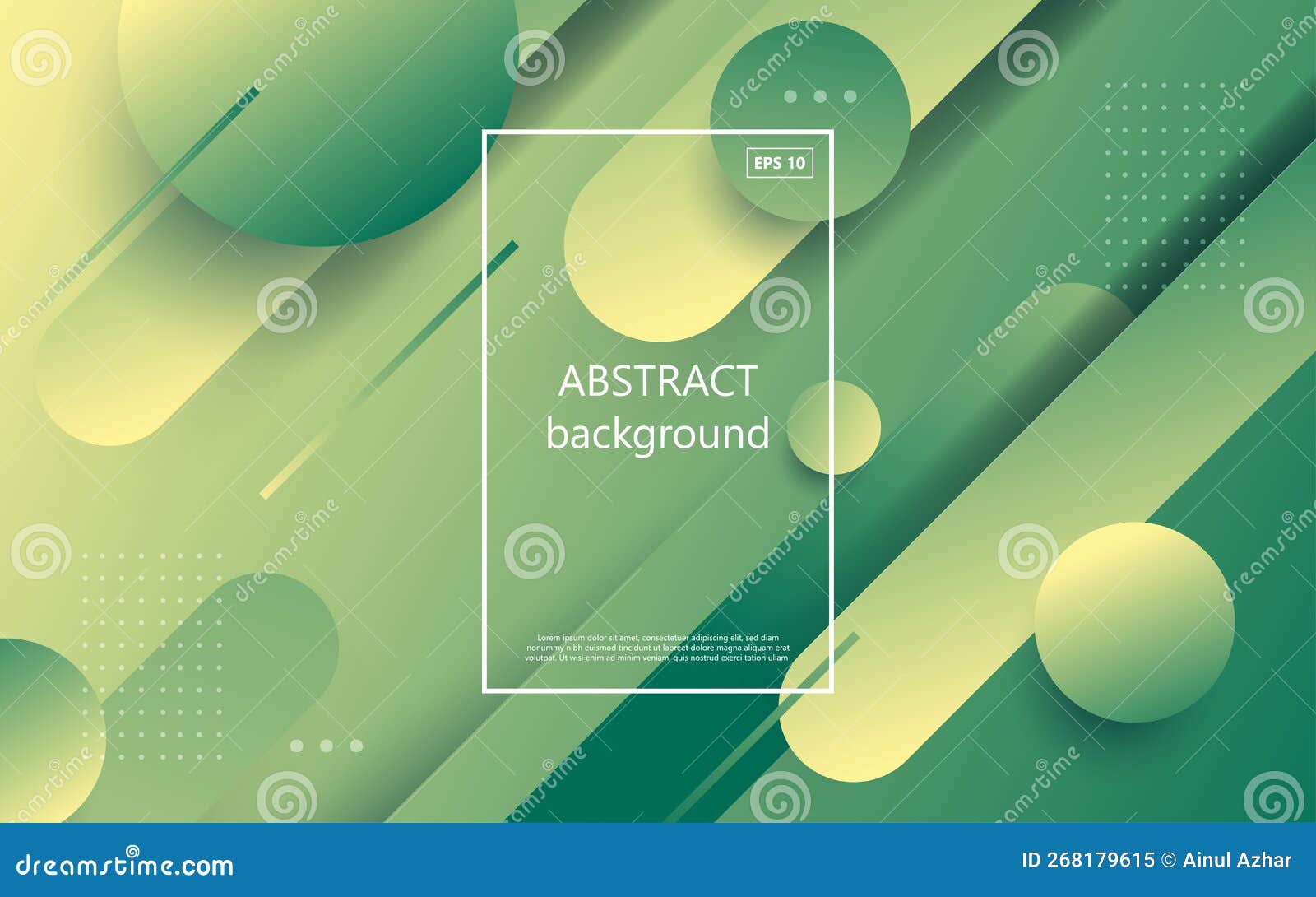 Minimal Abstract Green Gradient Color Shape Geometric Background. Stock ...