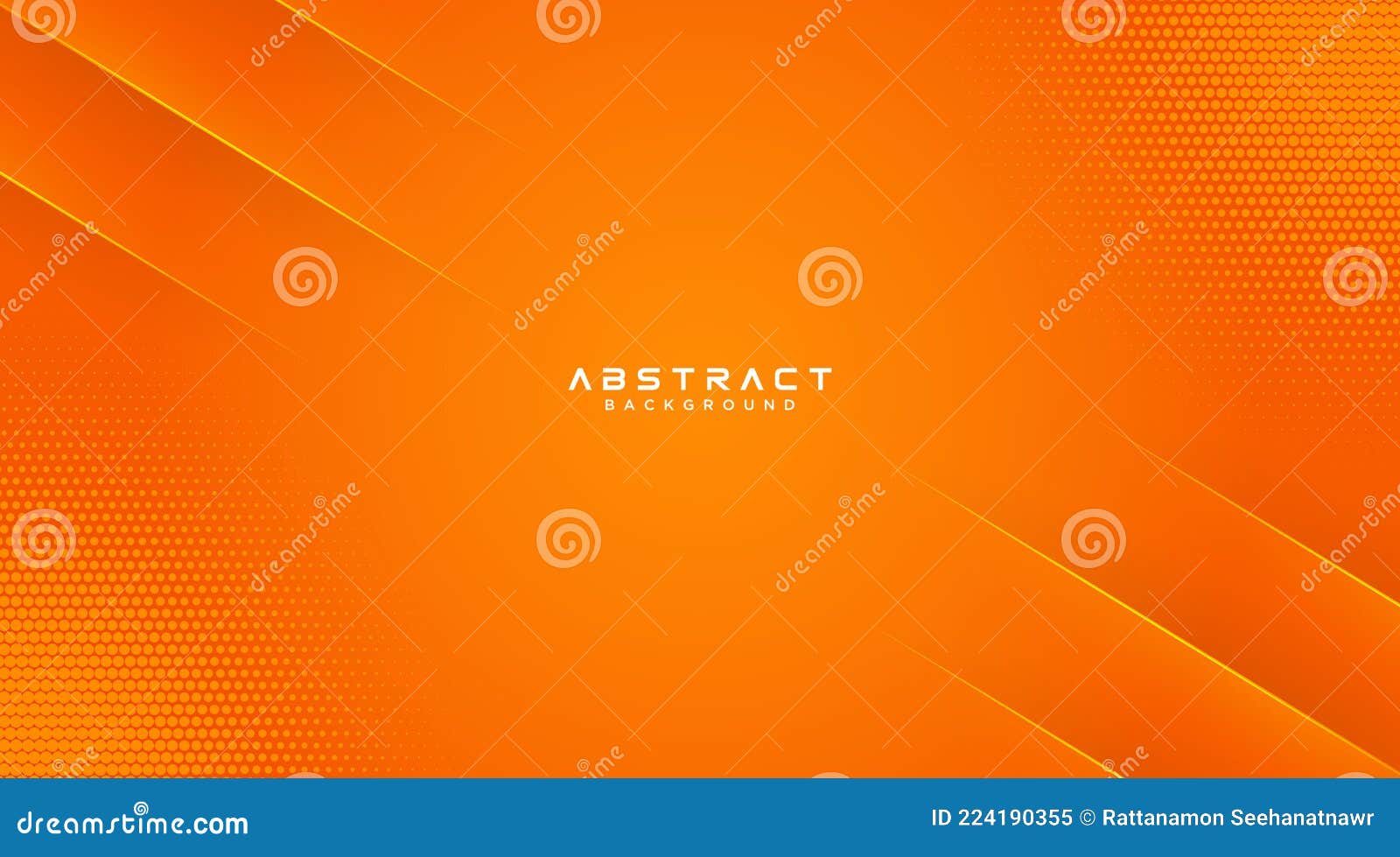 Minimal Abstract Orange Gradient Background Design with Halftone Dots ...