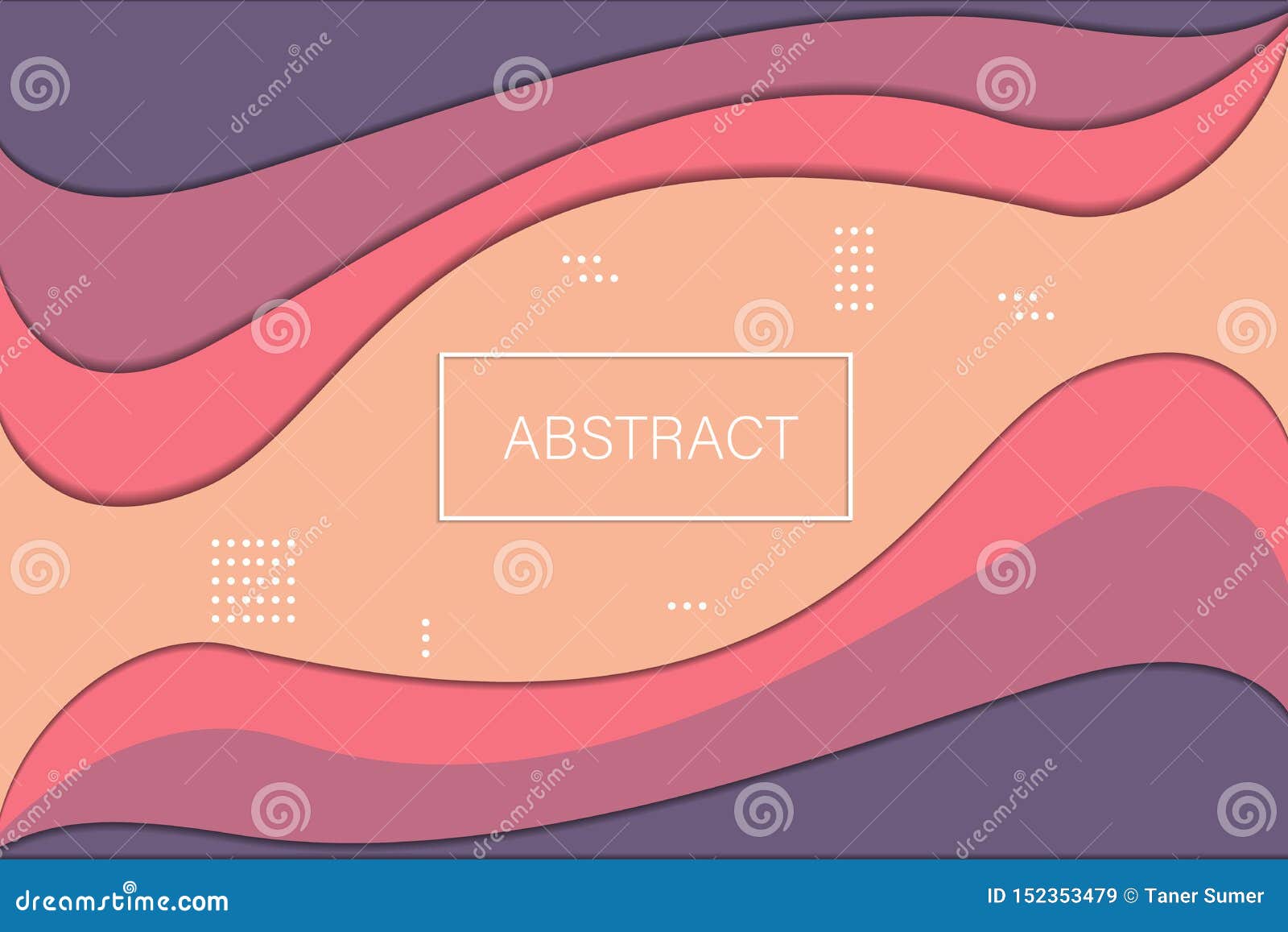 Minimal Abstract Paper Art Background, Vector Stock Vector ...