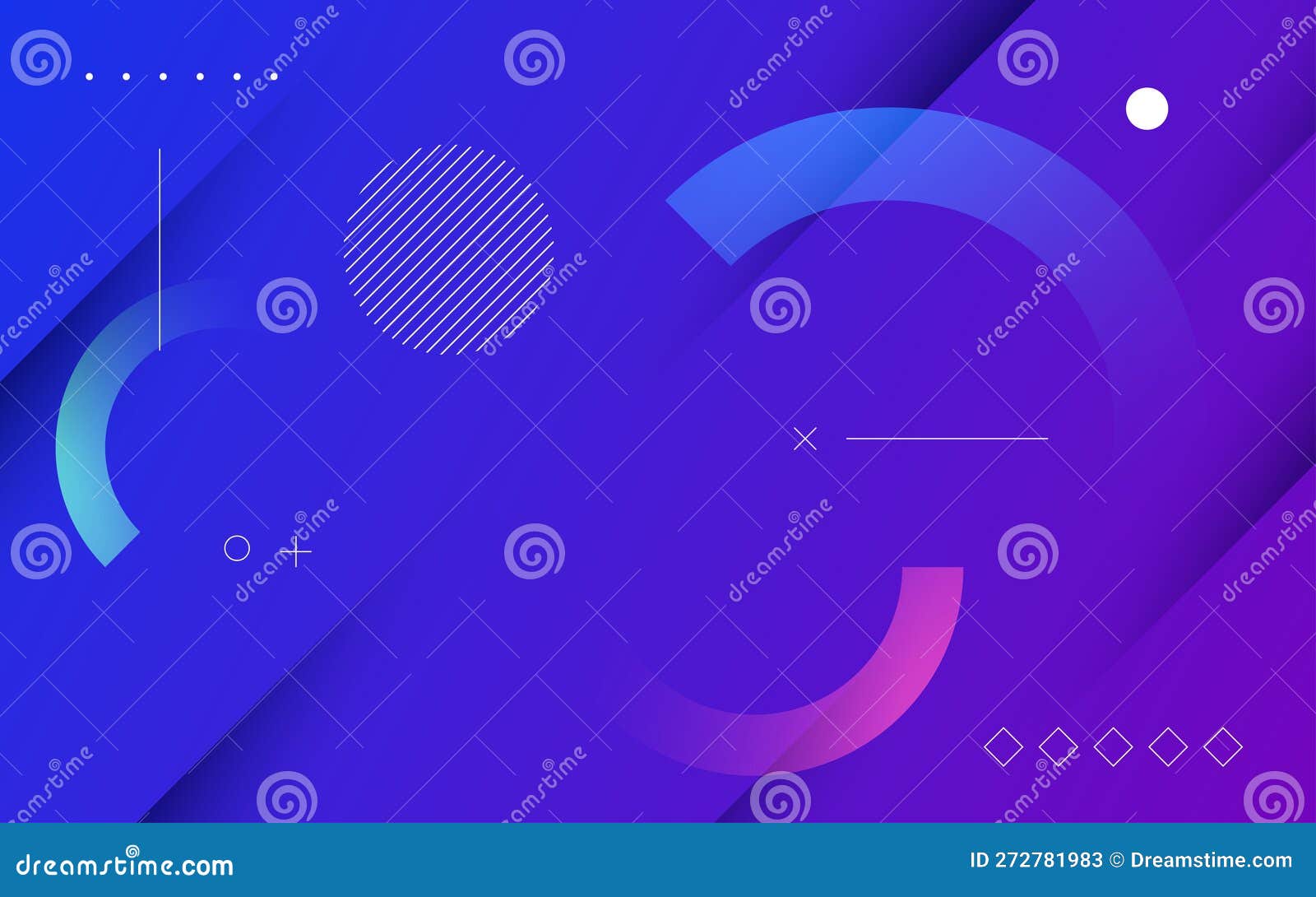 Minimal Abstract Purple Blue Gradient Color, Dynamic Composition ...