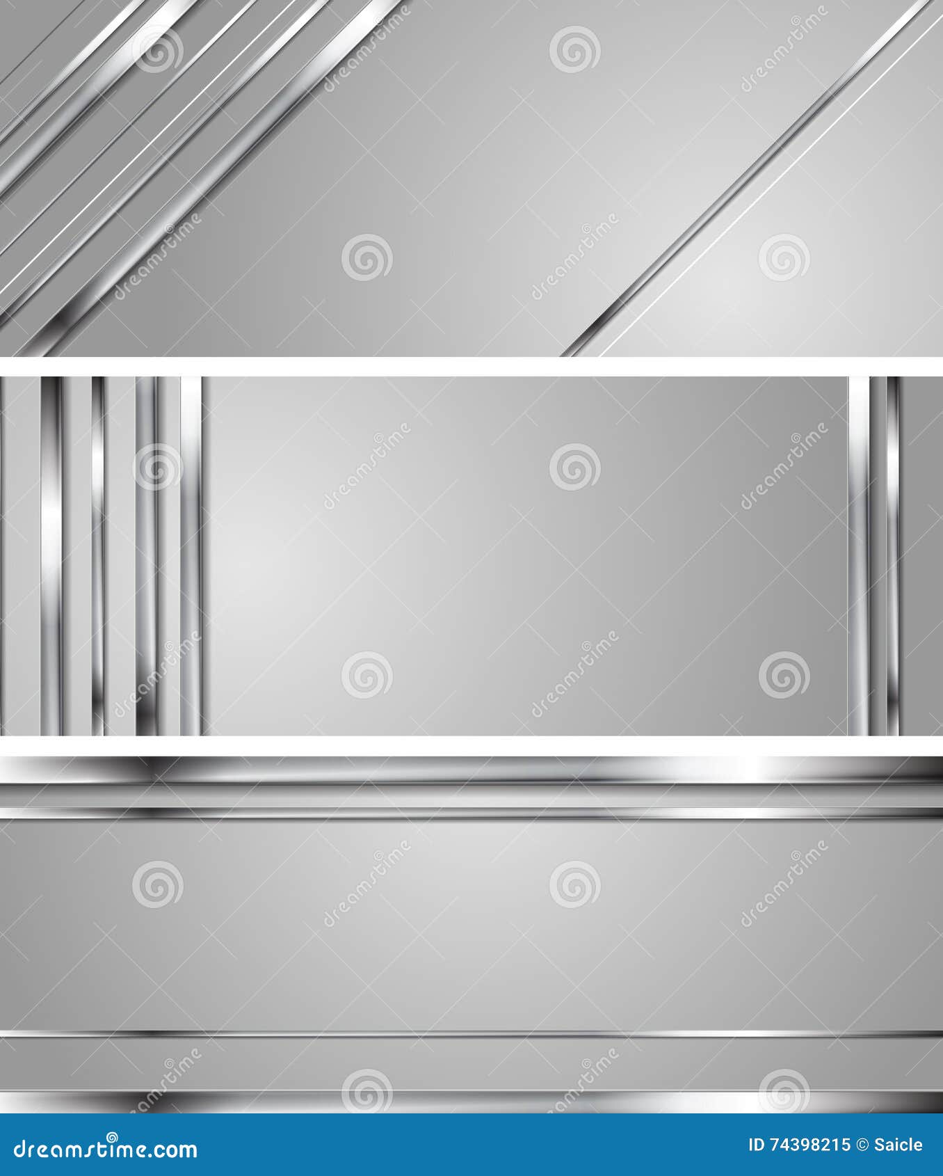 Minimal Abstract Technology Silver Vector Headers Stock Vector ...
