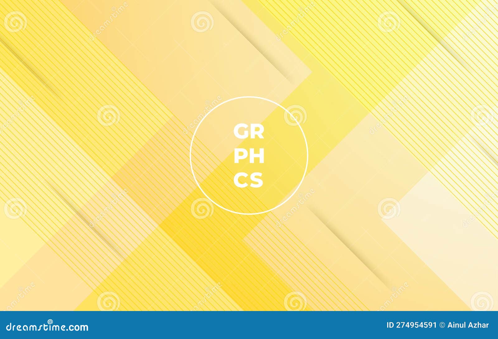 Minimal Abstract Yellow Background with Square Shape and Line. Colorful ...