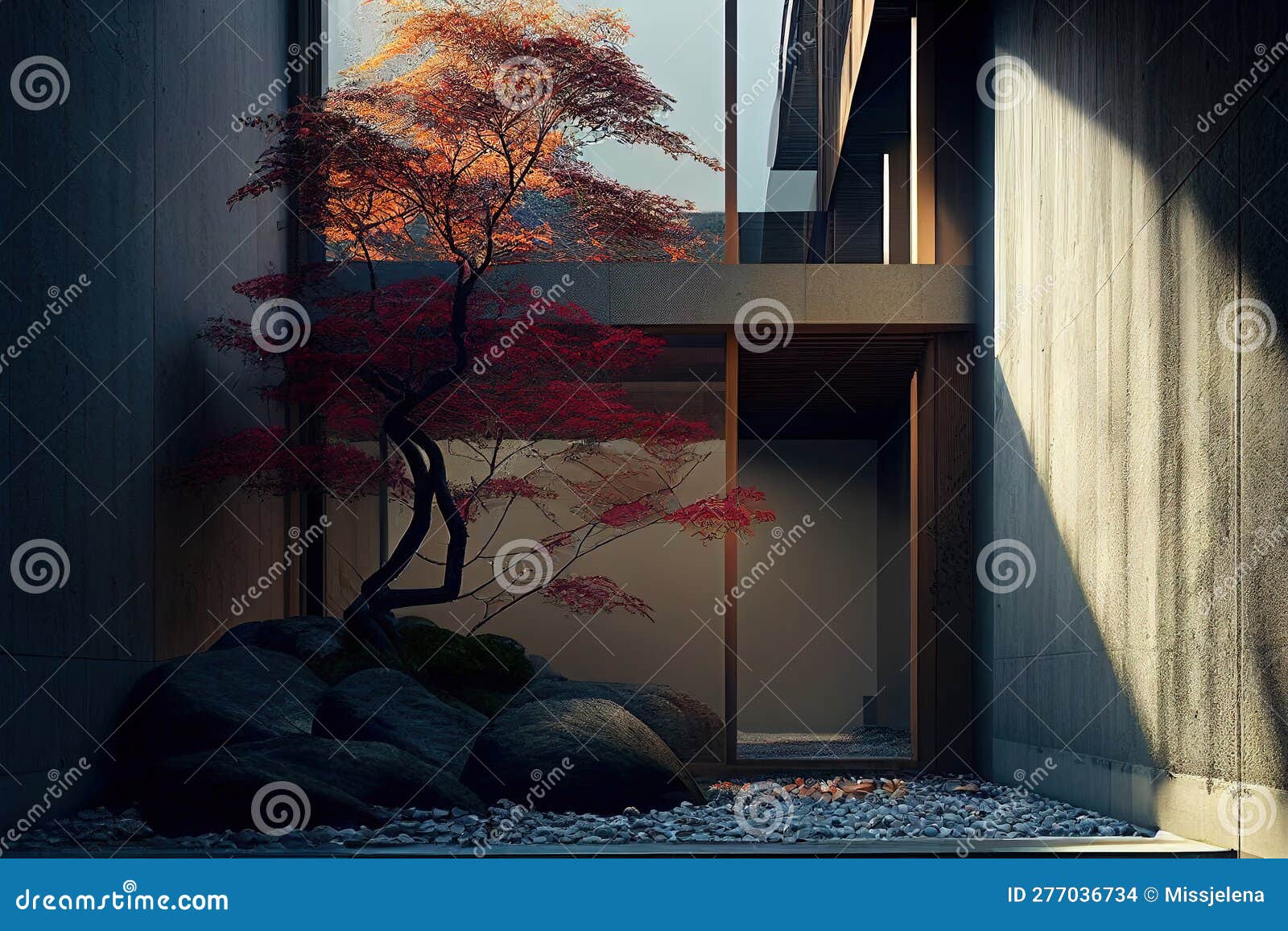 Minimal Asian Architecture Aesthetic. Interior Design in Japanese Style ...