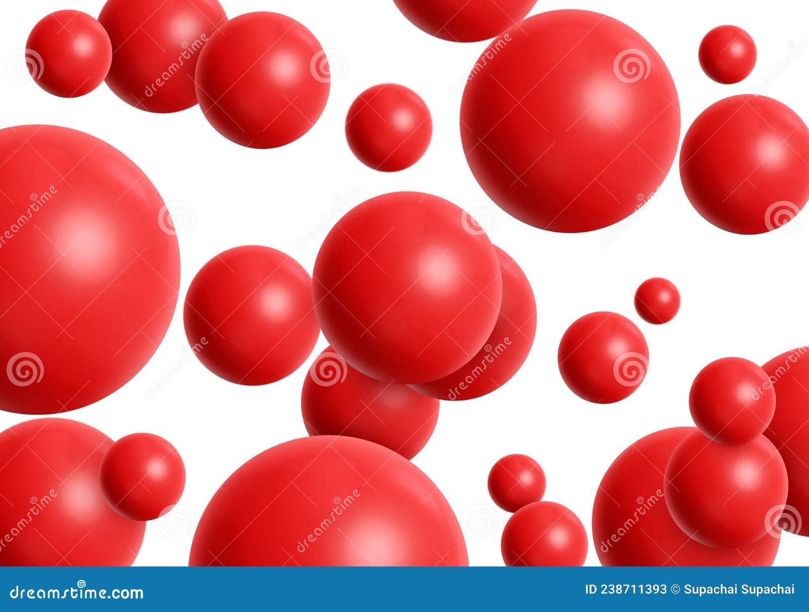 Minimal Background Wallpaper Red Spheres in Space Pattern Lighting ...