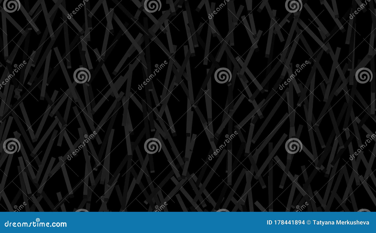 Minimal Black 3d Rectangle Shapes Geometric Background. Modern Abstract ...