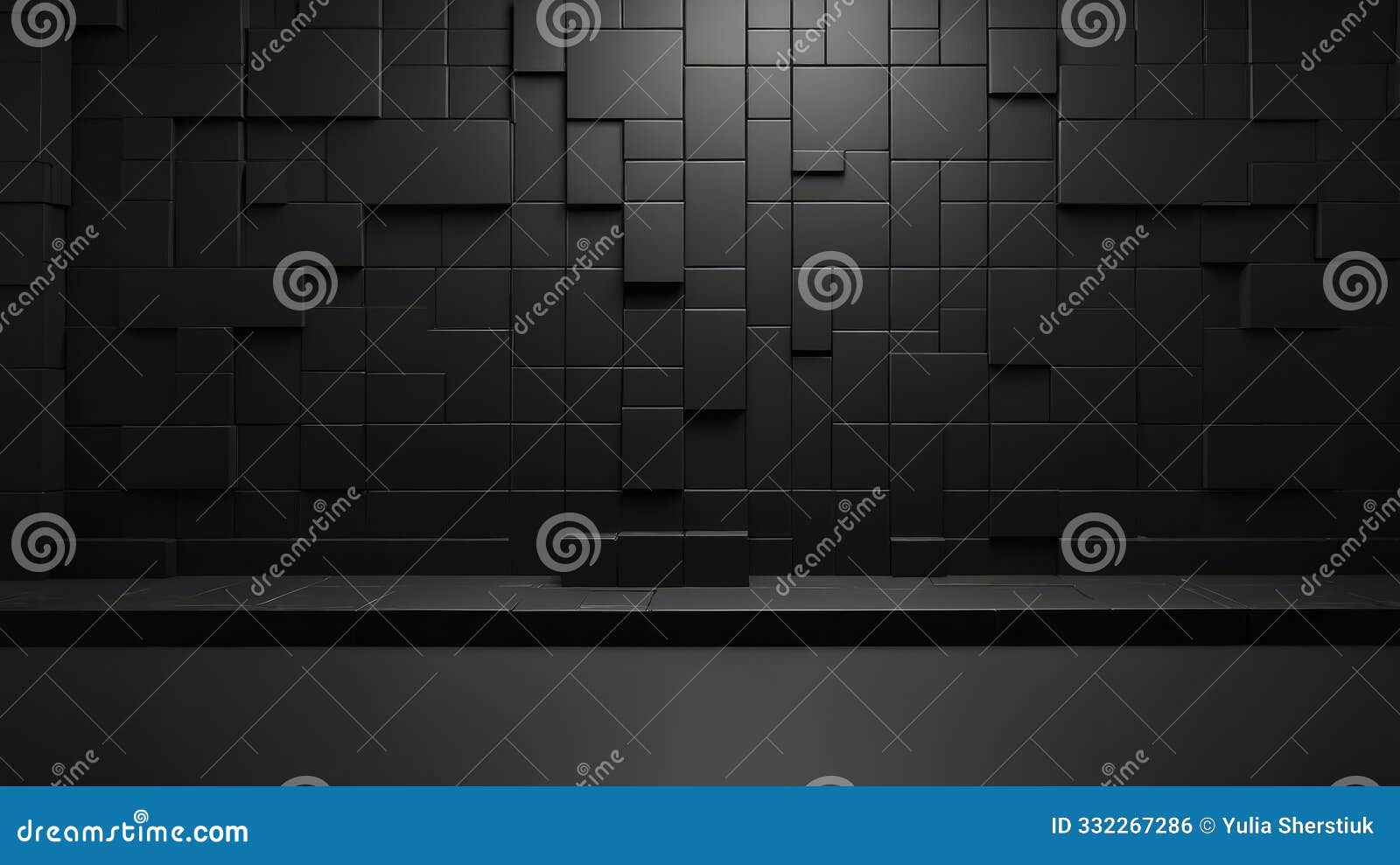Minimal Blank Black Background Dark Squares Abstract Background ...