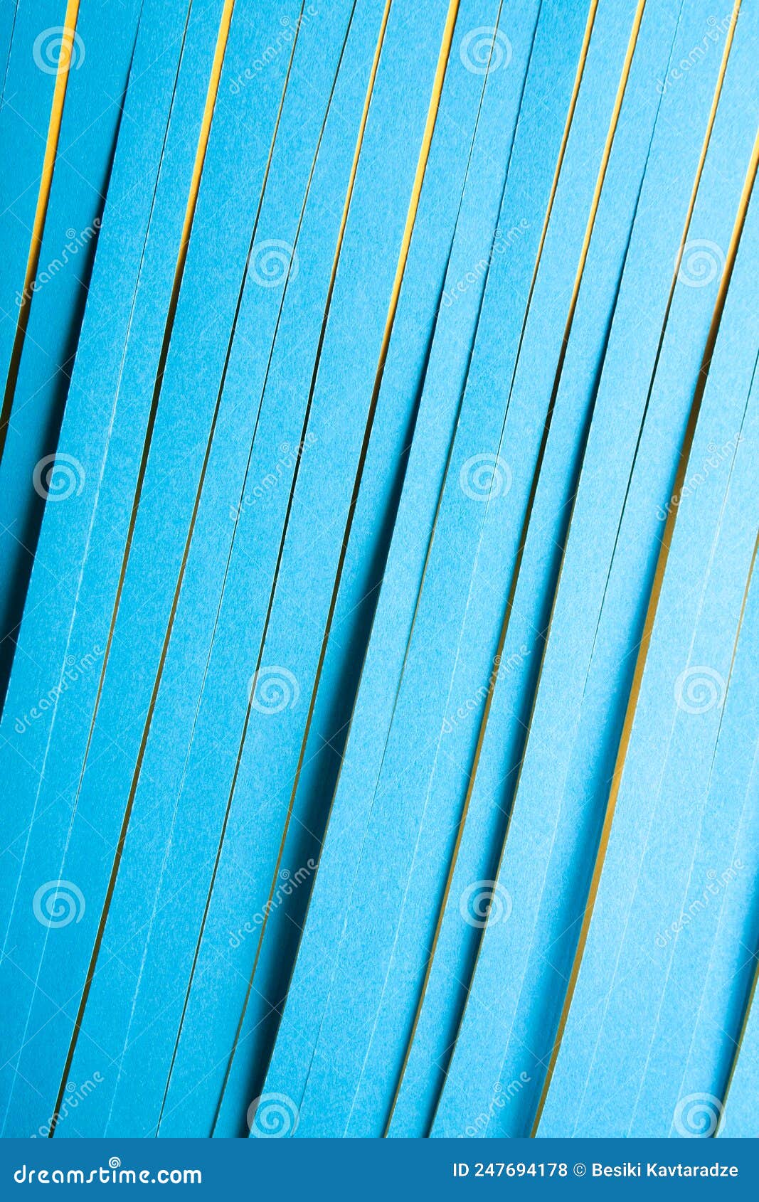 Minimal Blue Paper Strips Background. Stock Photo - Image of minimalist ...