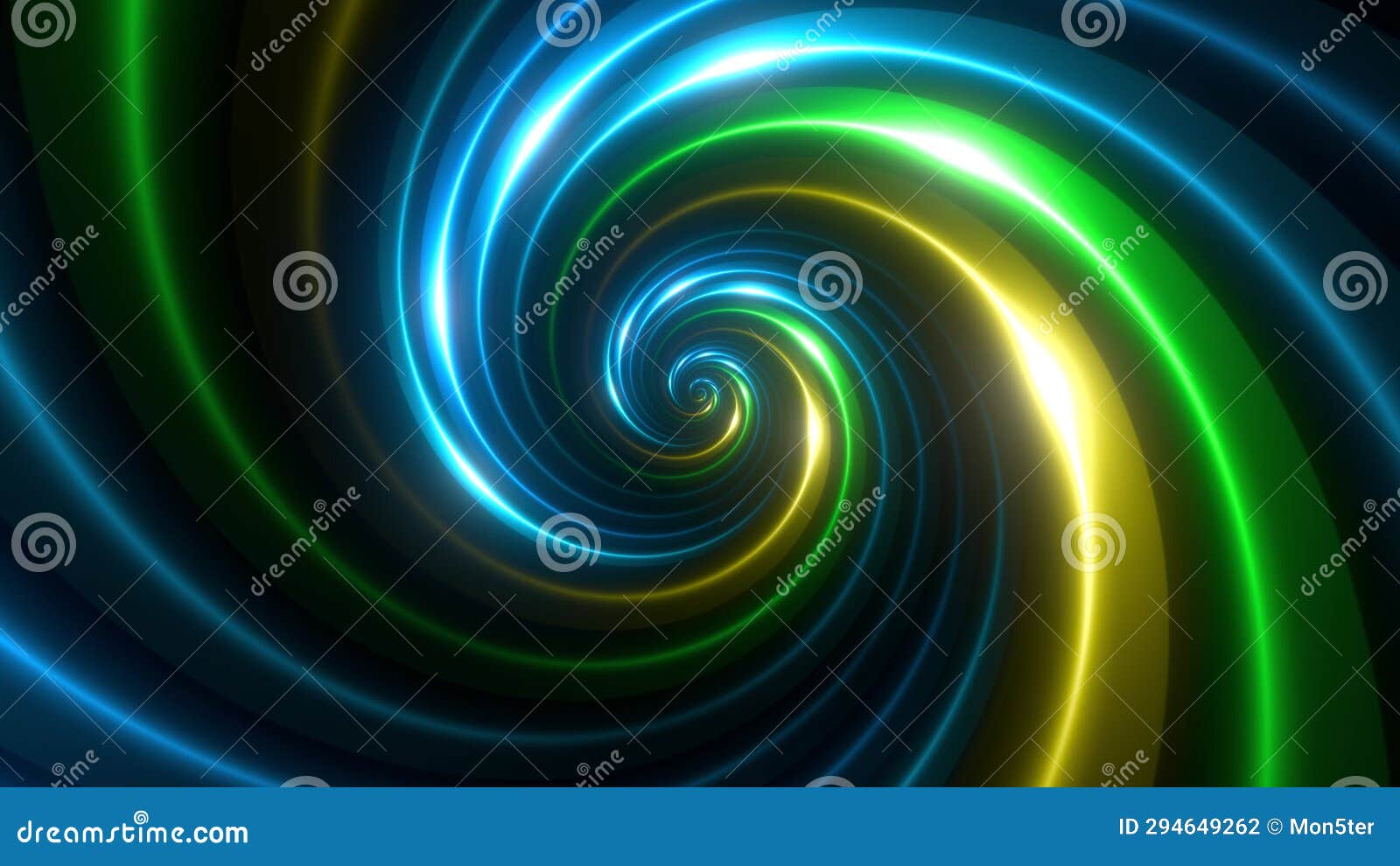 Minimal Blue and Red Spiral in Infinite Rotation. Stock Footage - Video ...