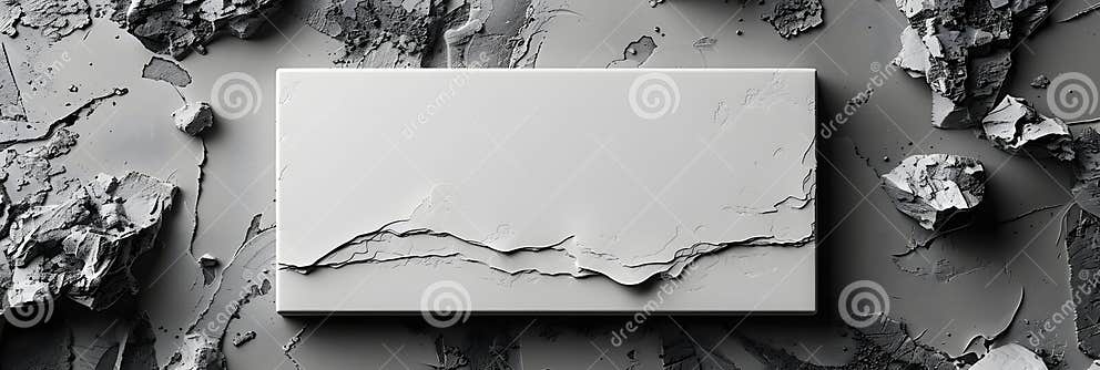 Minimal Business Background: White Notebook on Light Grey Desk Stock ...