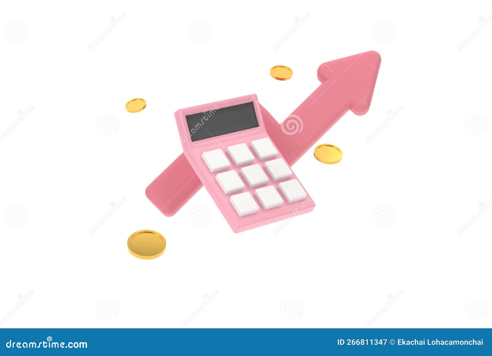 Minimal Calculator Concept of Financial Management. Calculating ...