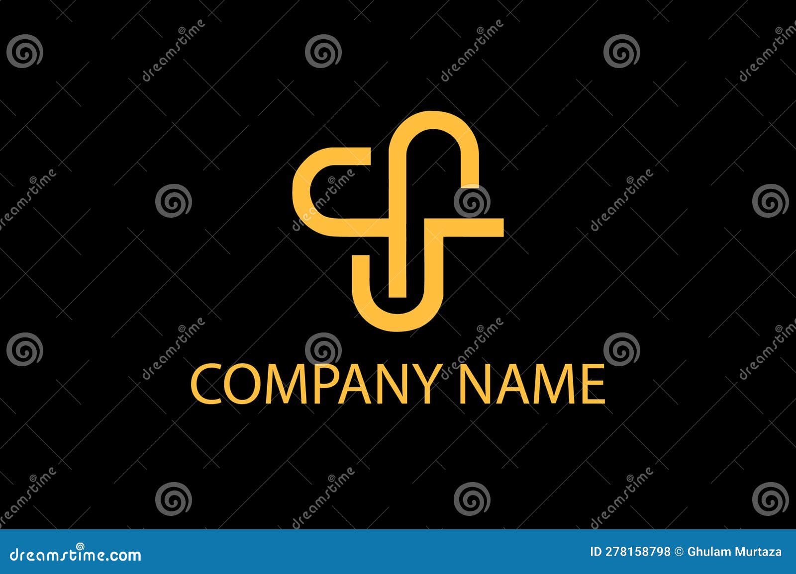 Minimal Cf and Sf Initial Monogram Logo Stock Vector - Illustration of ...