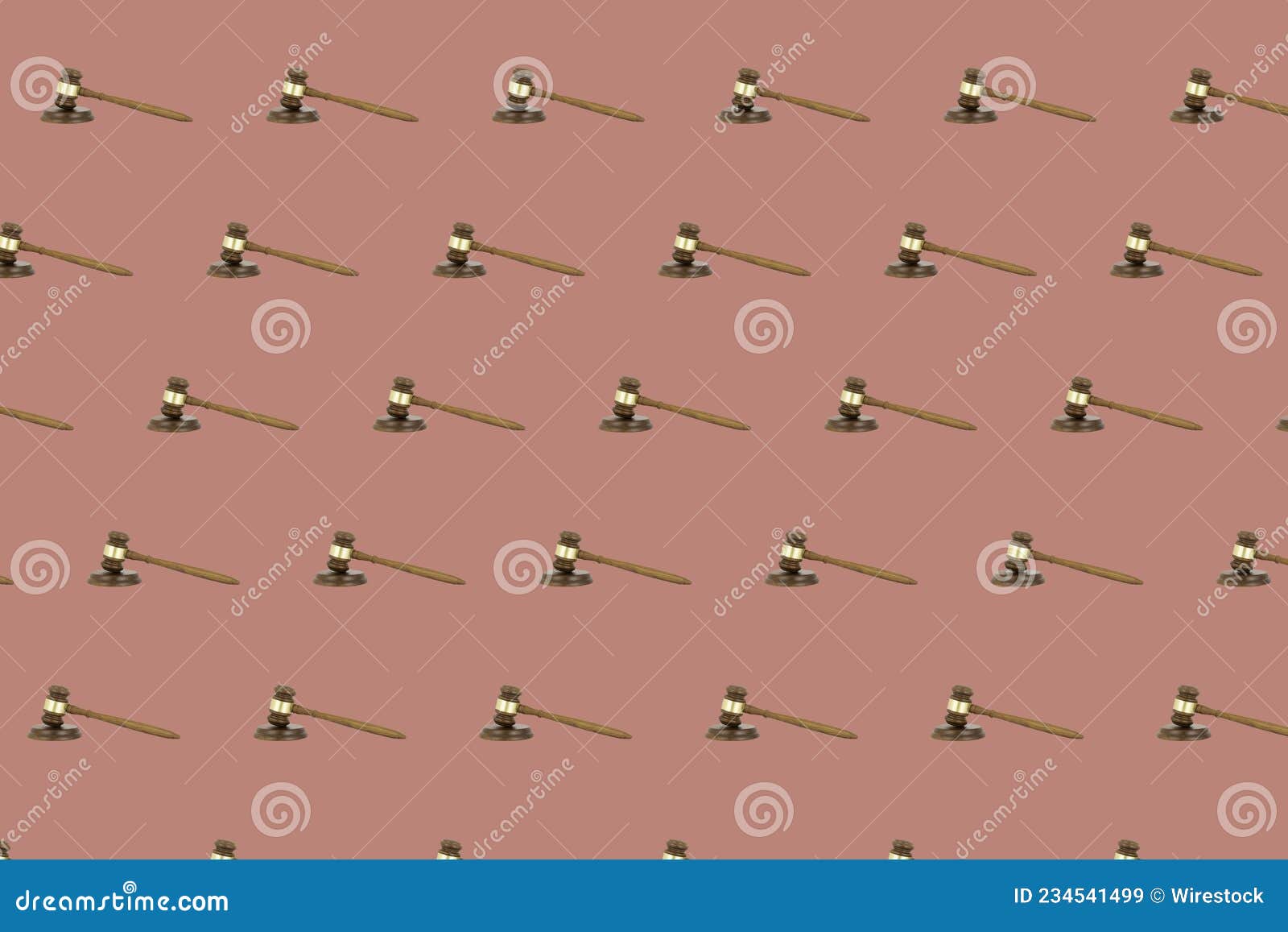 Minimal Composition with Judges Gavel Isometric Patterns on a Brown ...