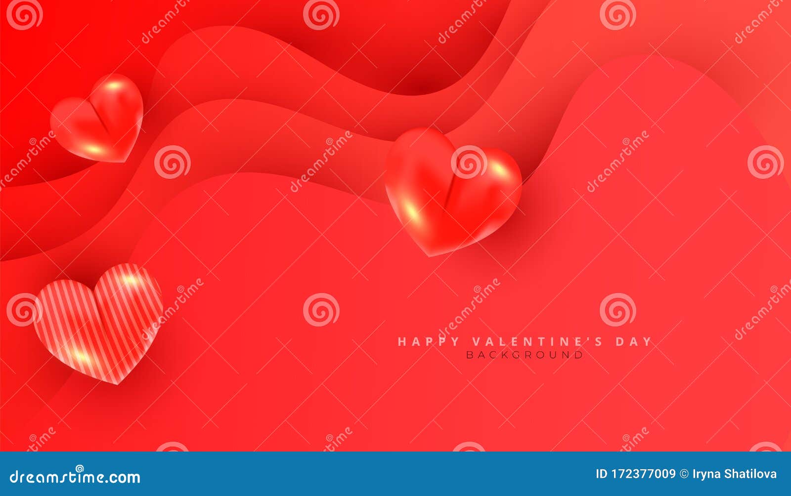 Minimal Composition with a Red Heart Vector Illustration Stock ...