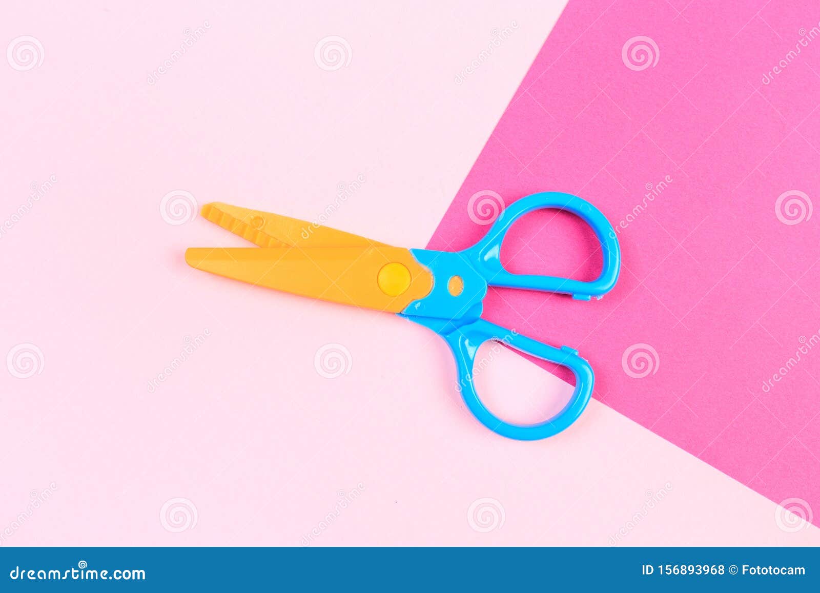 Minimal Concept for Scissor on Pink Background - Image Stock Photo ...