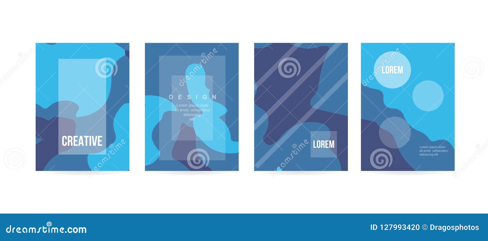 Minimal Cover Concept for Brochure or Card Design Stock Vector ...