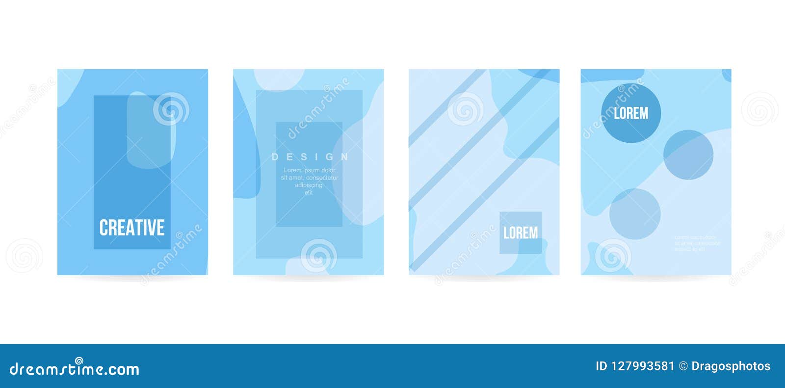 Minimal Cover Concept for Brochure or Card Design Stock Vector ...