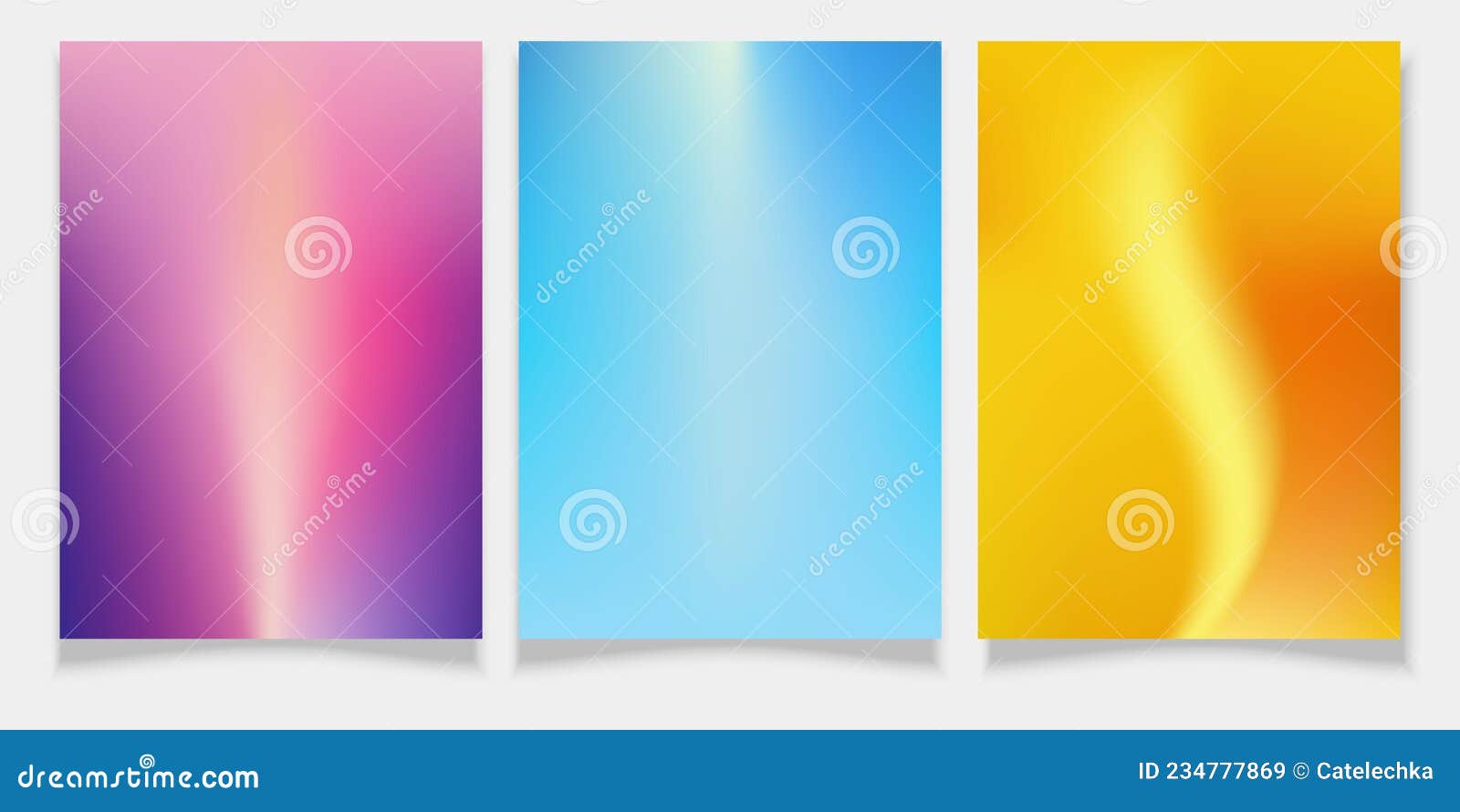 Minimal Cover Design Template. Beautiful Mesh Gradient. Future Pattern ...