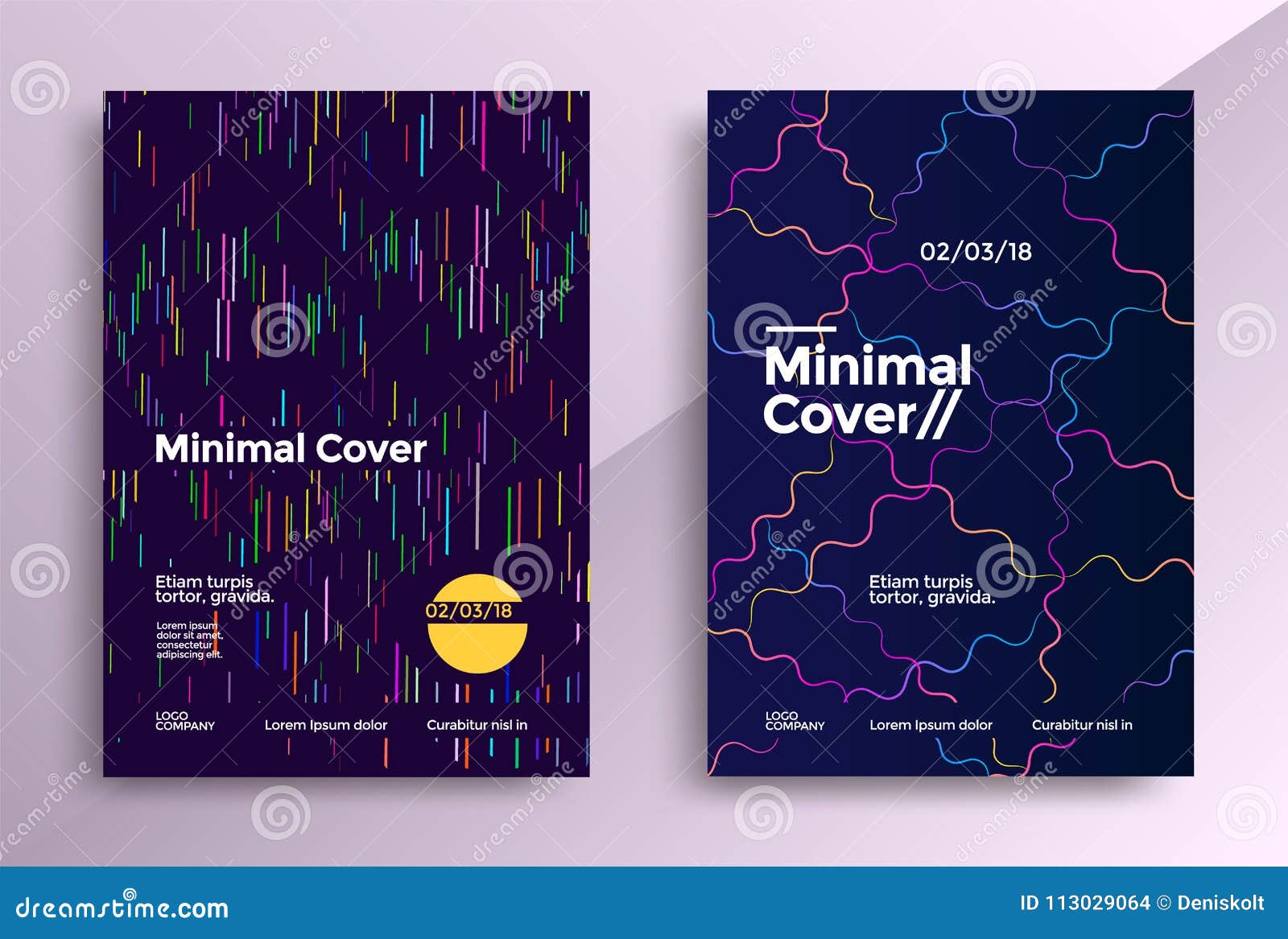 Minimal covers design set stock vector. Illustration of dynamic - 113029064