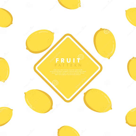 Minimal Creative Lemon Fruit Background. Modern Horizontal Composition ...