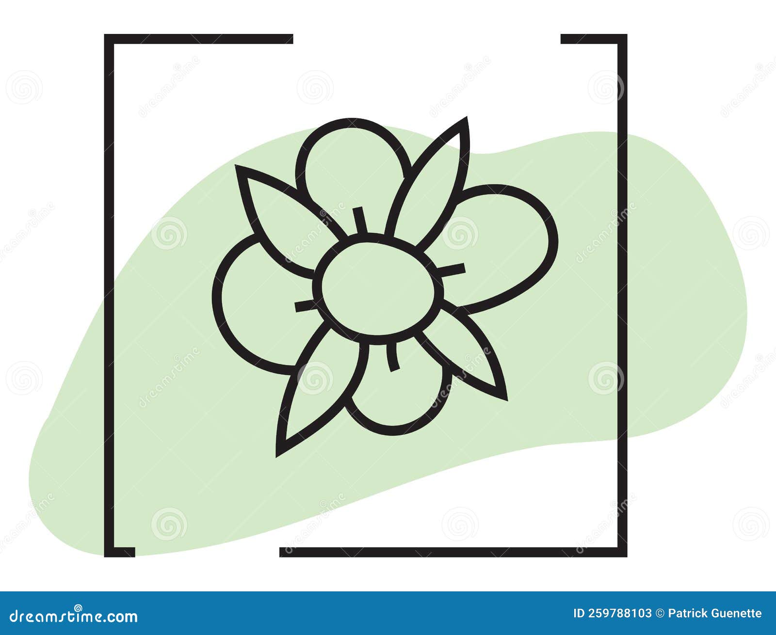 Minimal Cute Flower, Icon Icon Stock Vector - Illustration of nature ...